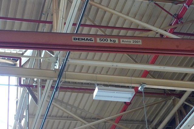 Demag Chain hoists with KBK monorail systems