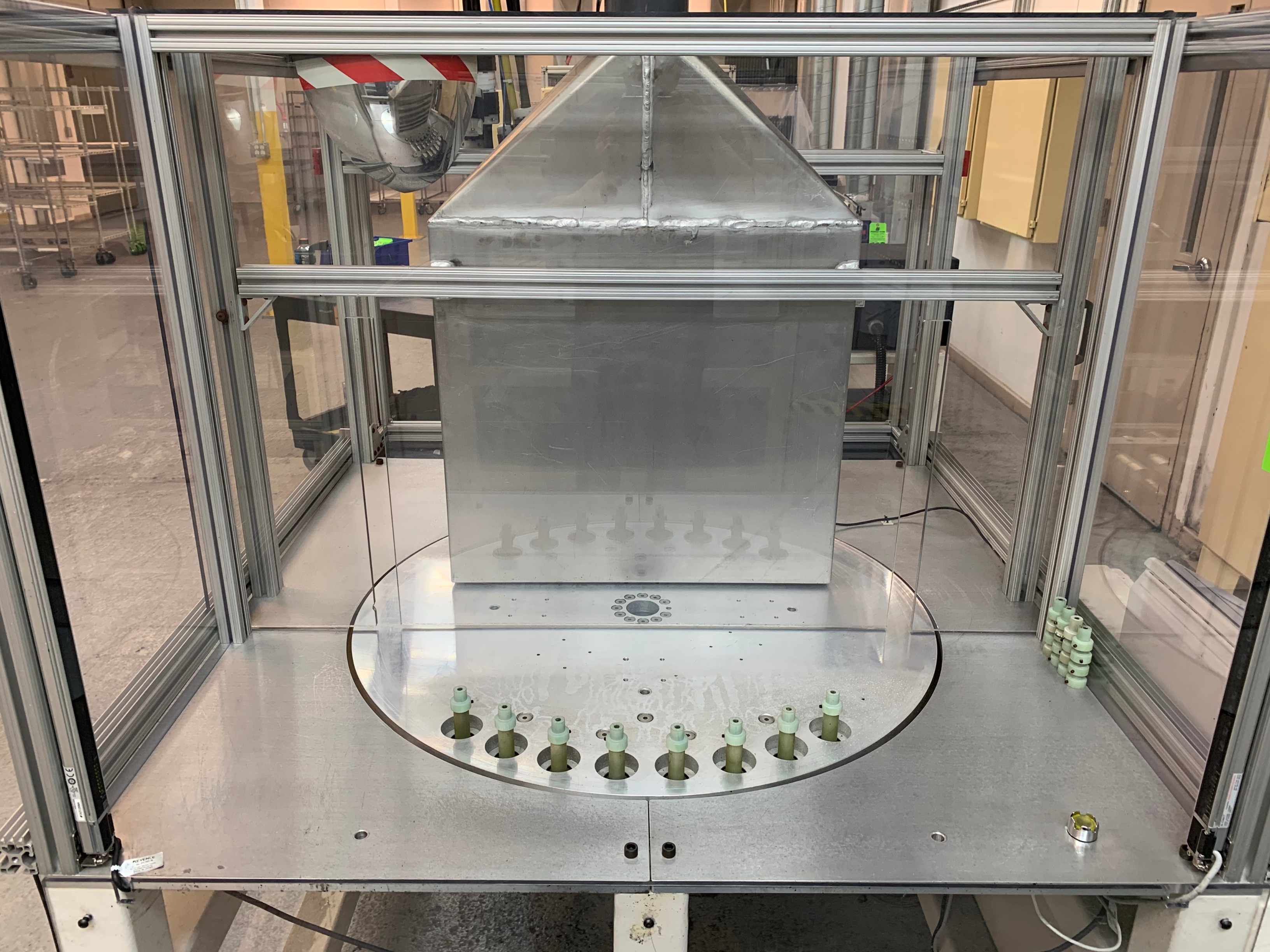 Laser Fixture System w/ Turntable and Laser Holders w/ Allen-Bradley ...