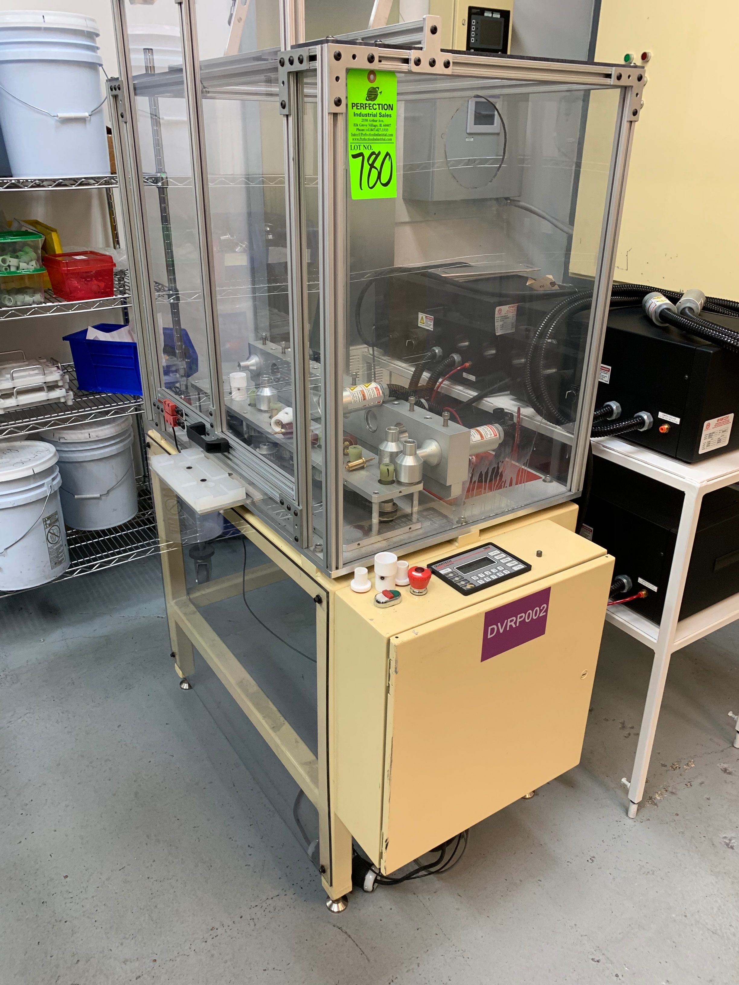 Laser Fixture System w/ Turntable and Laser Holders w/ Allen-Bradley ...