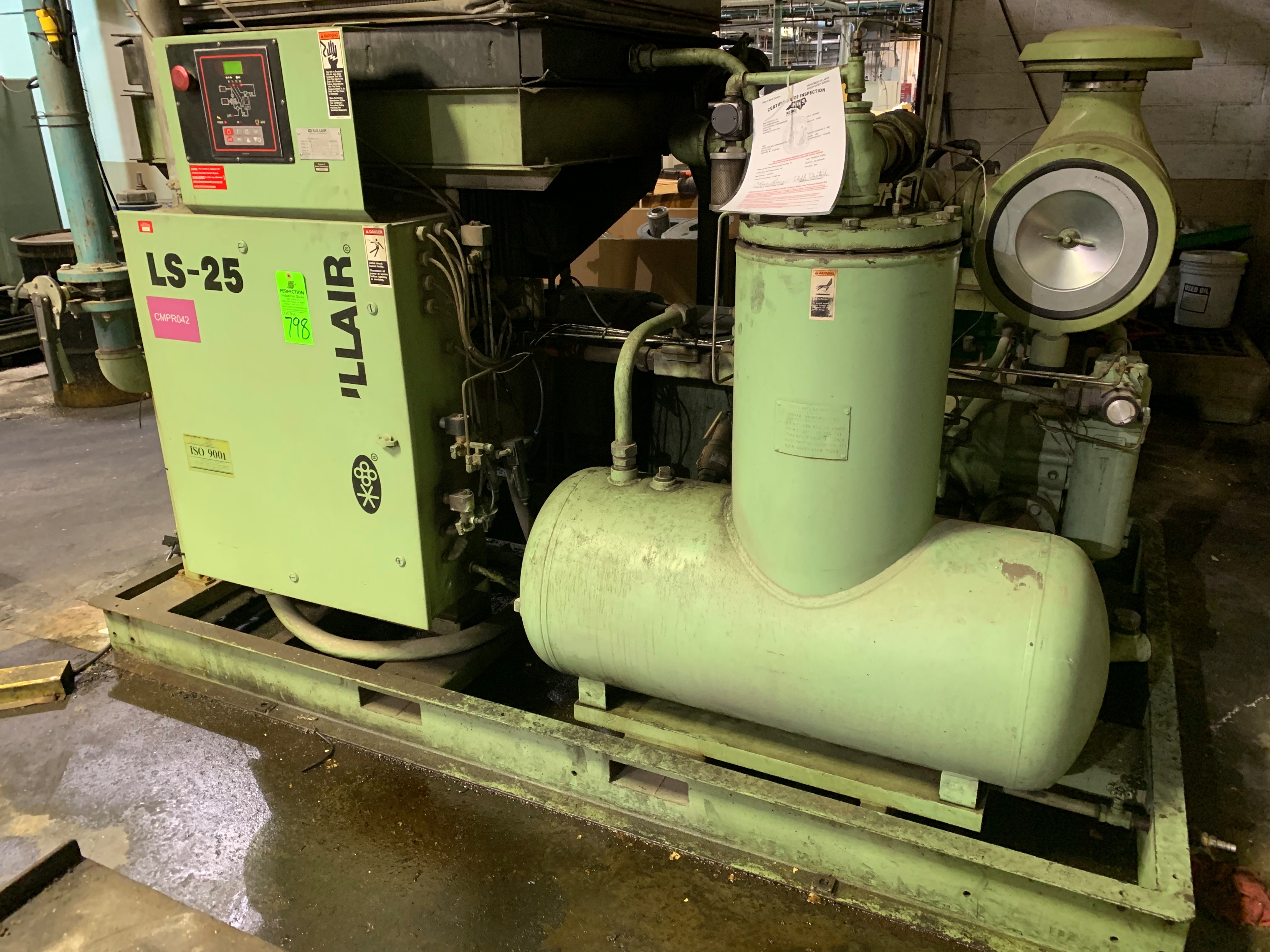 SULLAIR LS-25 200 hp Air Compressor, s/n 003122887