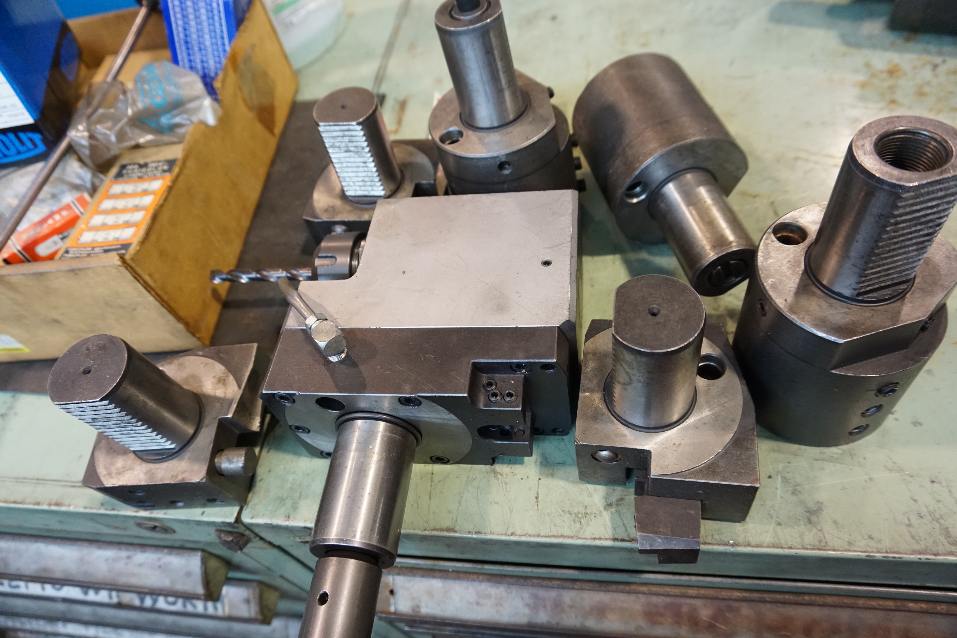 (1) Live Angled VDI 40 Tool and (6) Pieces of VDI 40 Tooling