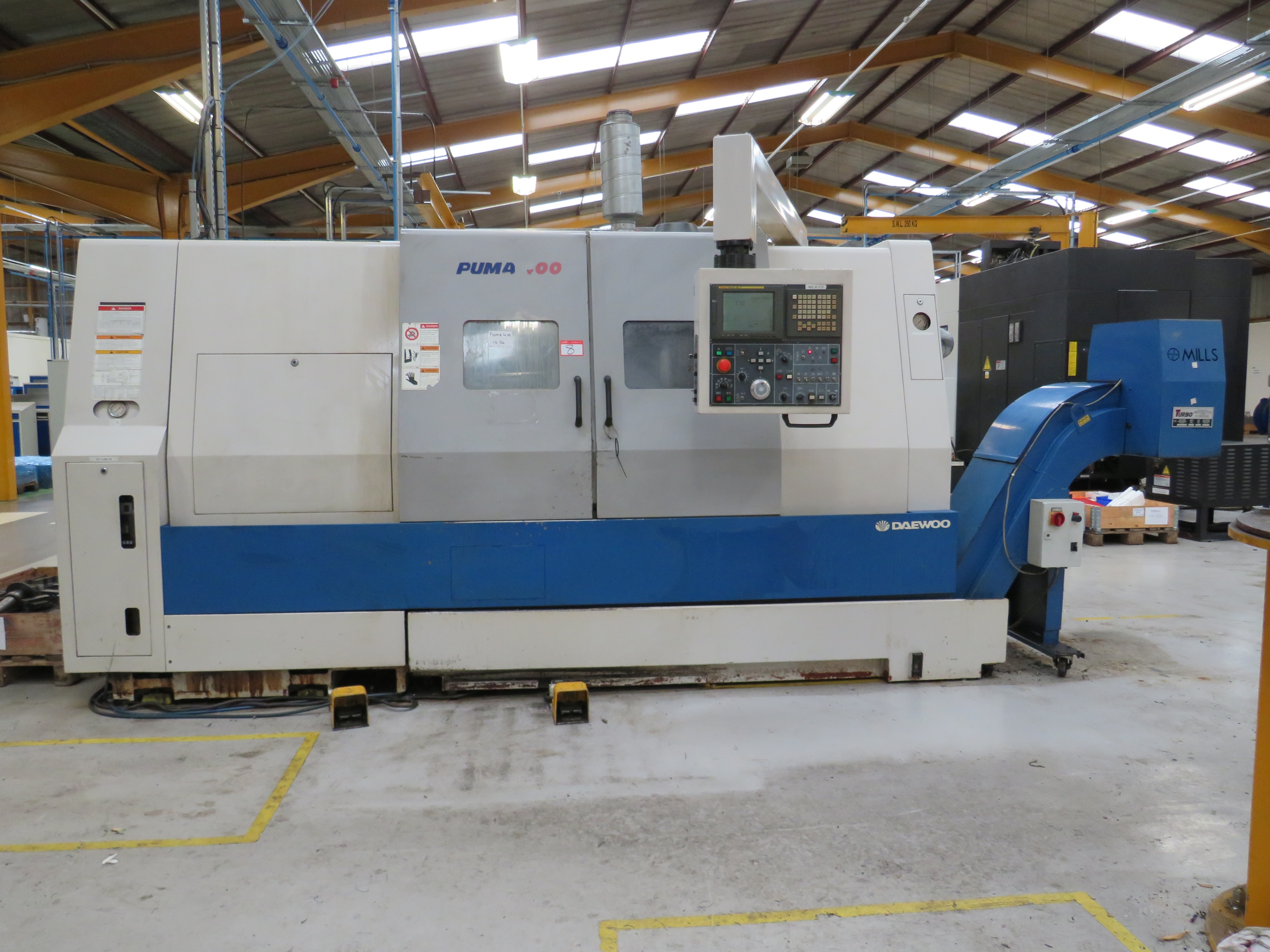 Daewoo Puma 400B 2 Axis CNC Lathe