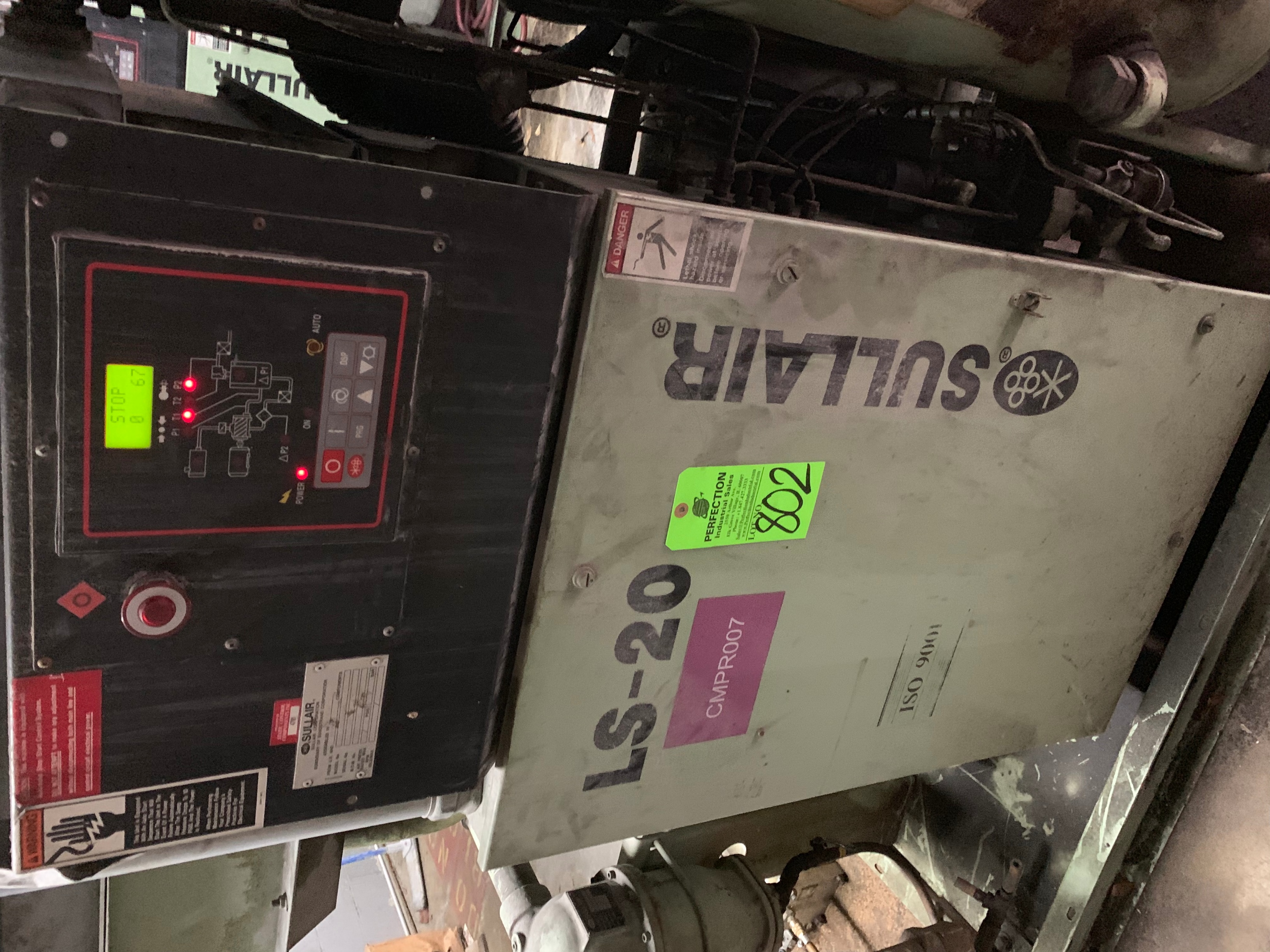 SULLAIR LS-20 100 hp Air Compressors, s/n 100H/A/SUL003118641