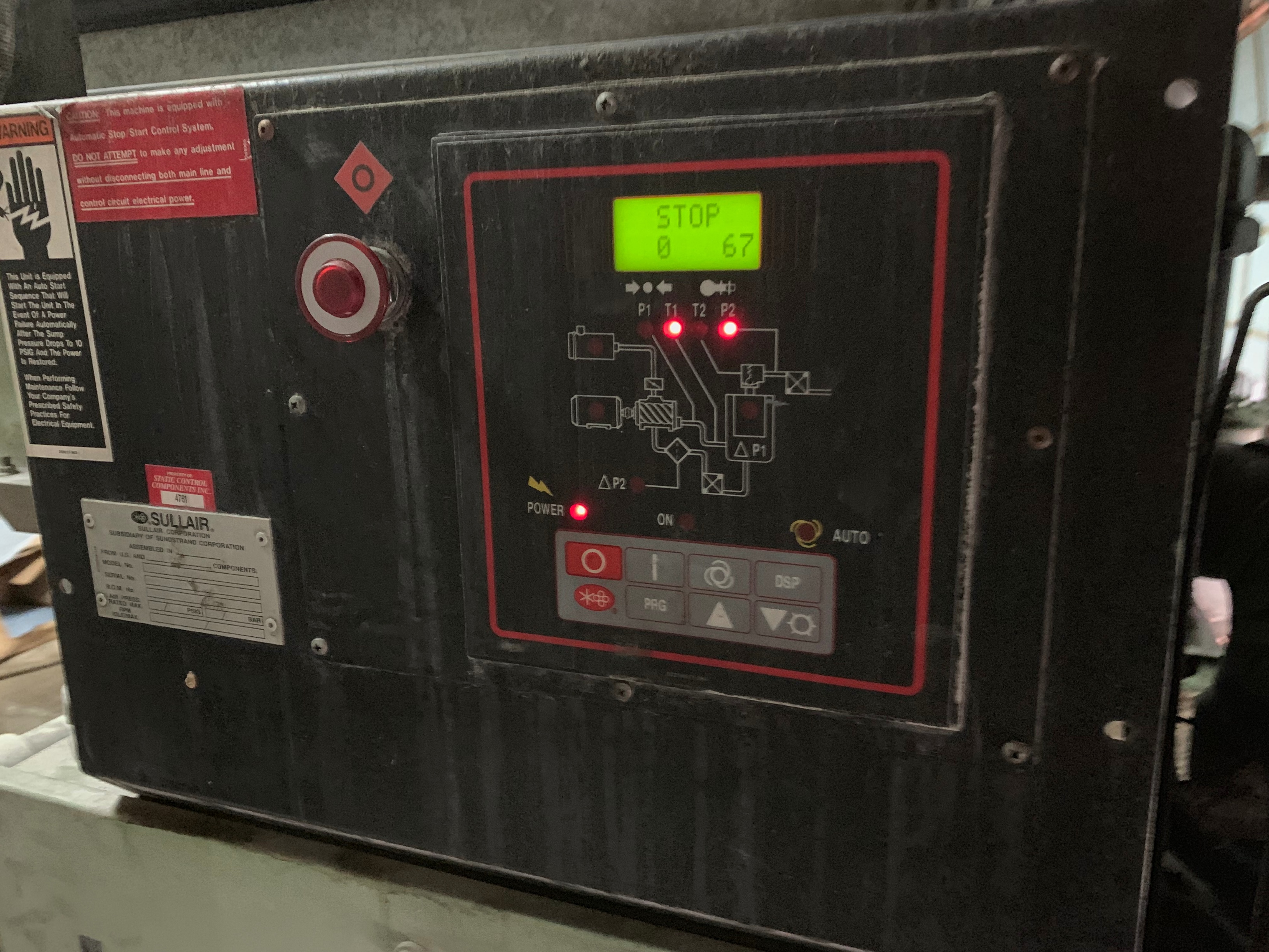 SULLAIR LS-20 100 hp Air Compressors, s/n 100H/A/SUL003118641