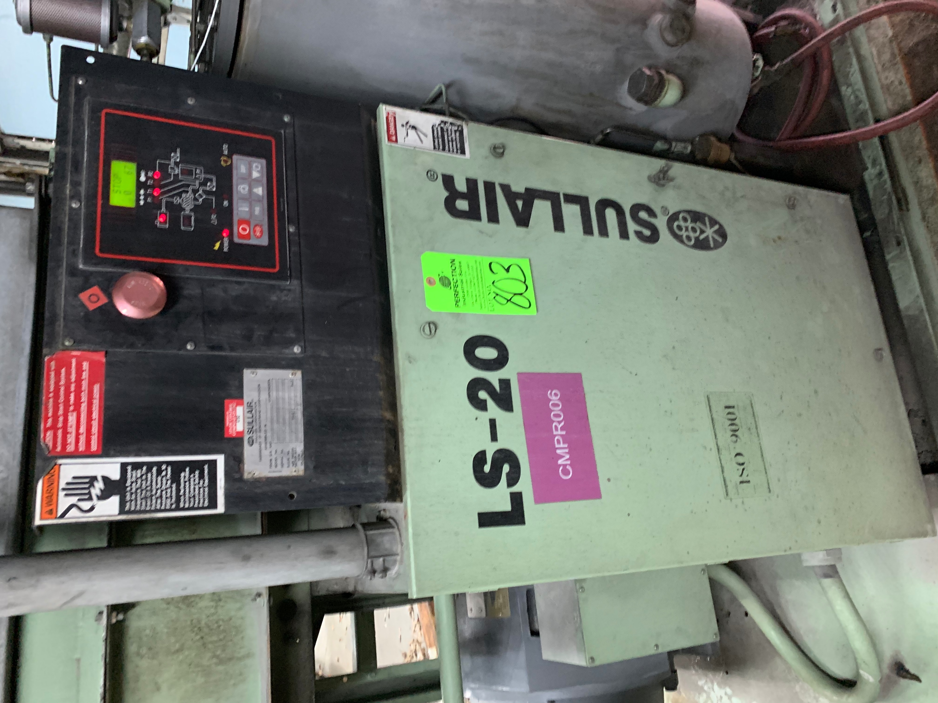 SULLAIR LS-20 100 hp Air Compressors, s/n 100H/A/SUL003118640