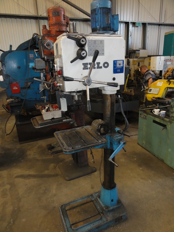 ERLO Model TS25 Geared Head Pillar Drill