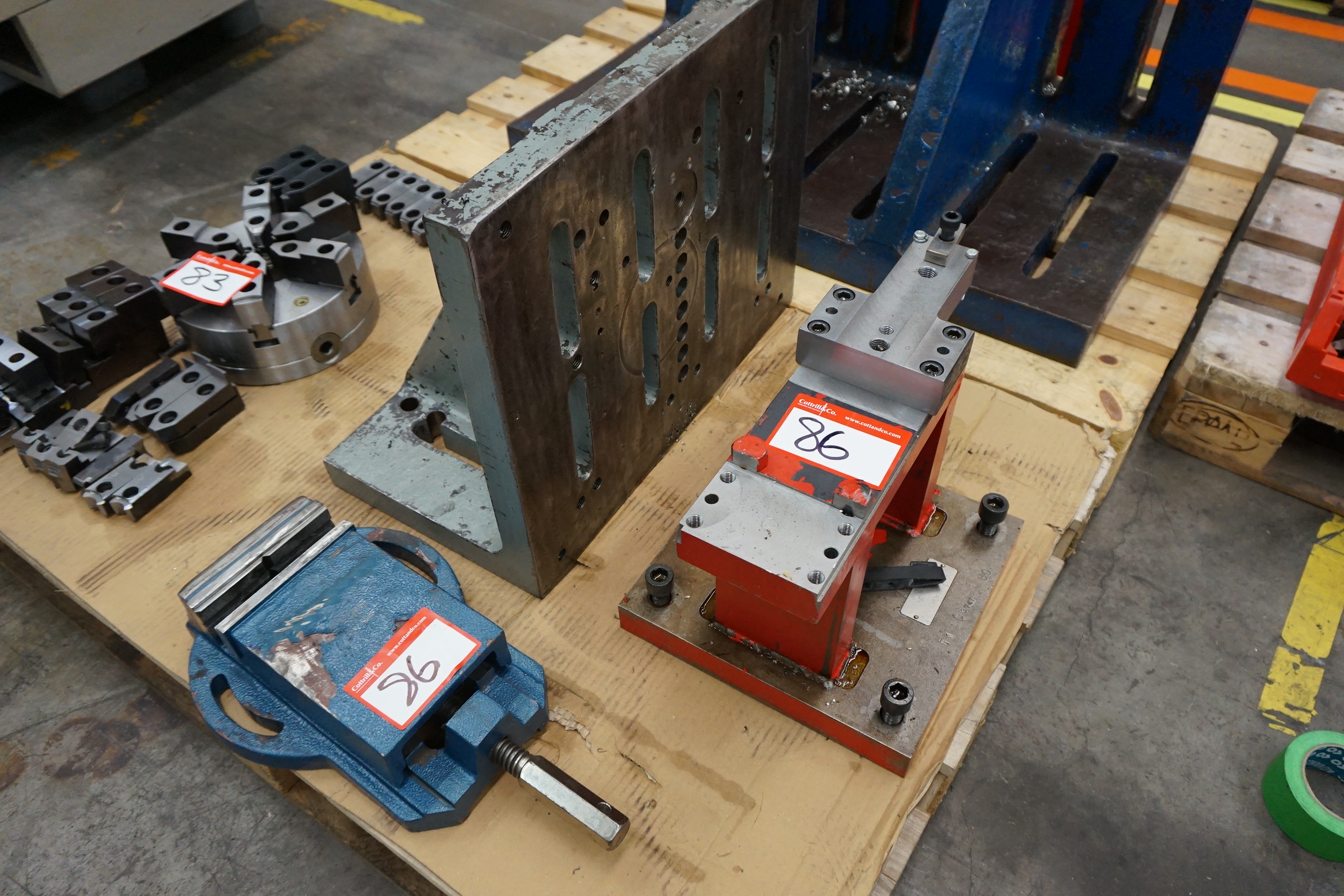 140mm Vice, 550mm x 450mm Angle Plate