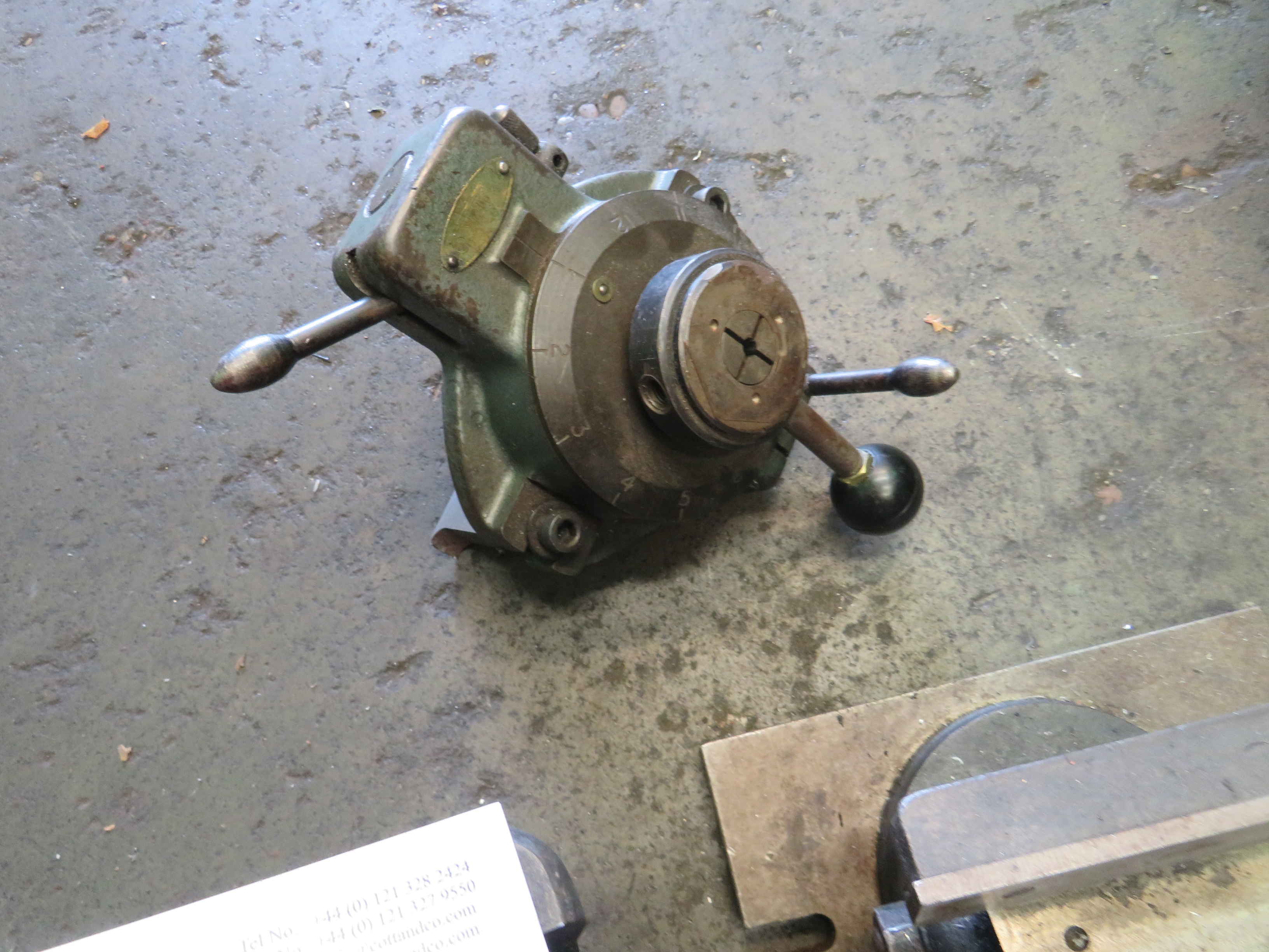 (2) 5" Swivel Vices and Collet Vice