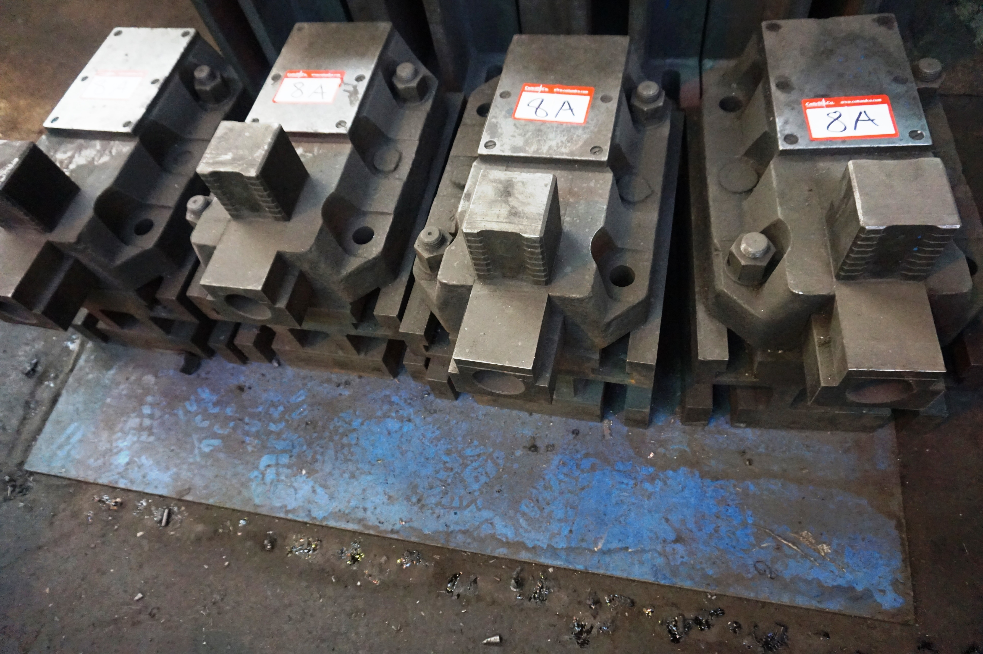 Chuck Jaws with Riser Plates for CKD Blansko VTL