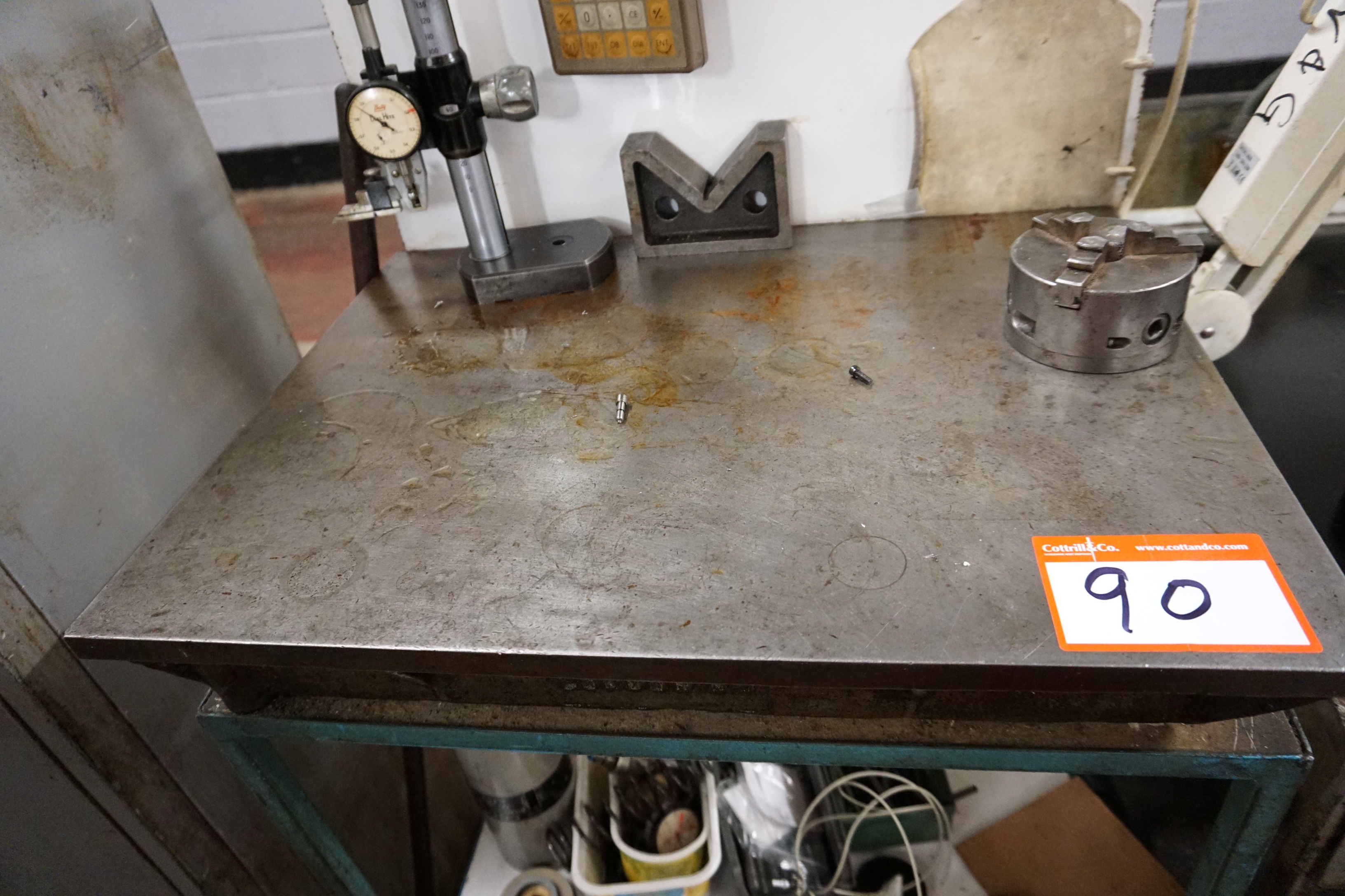 Steel Plate 610mm x 460mm with Height Gauge