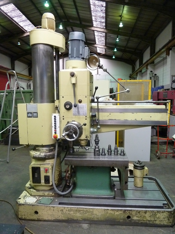 WMW Heckert Model BR40/2 x 1250 Radial Arm Drill