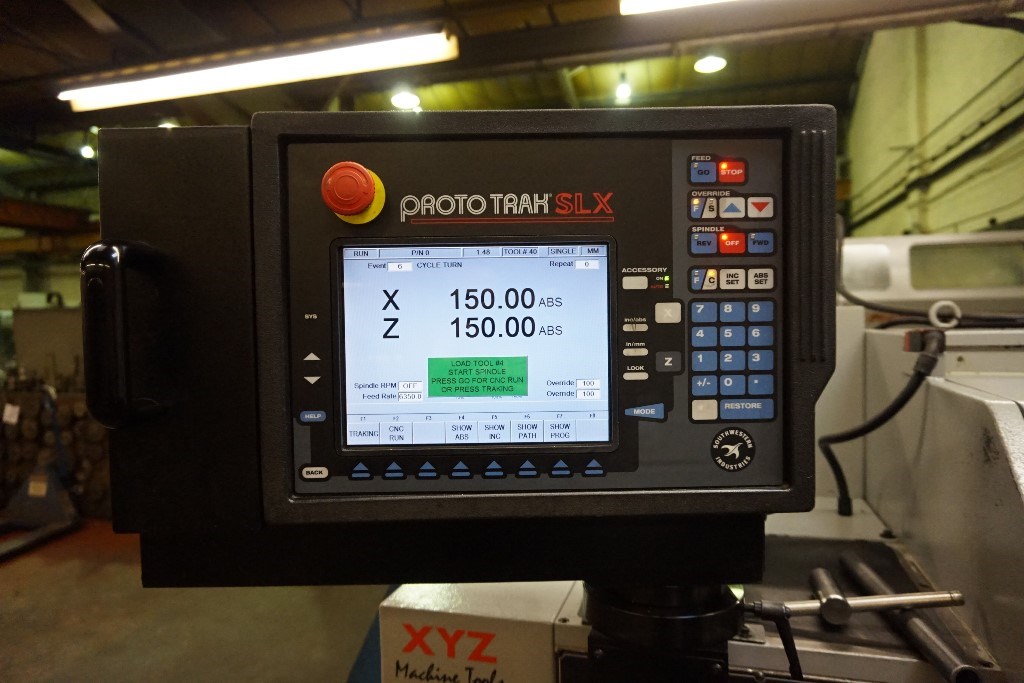 XYZ Model KR-L480 Lathe with Prototrak SLX Control