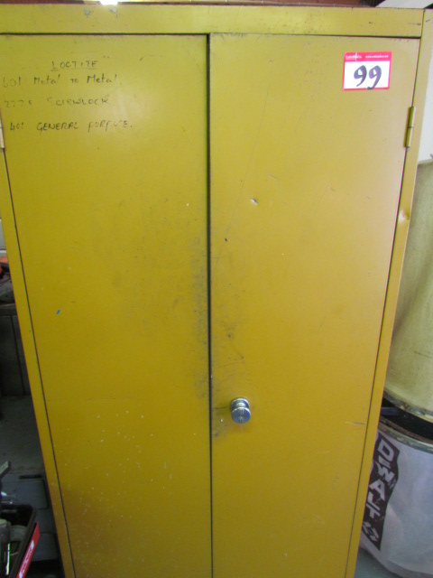 Yellow Workshop Cupboard