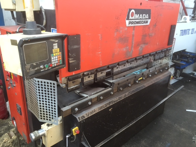 Amada ITS 8025 – 80 Ton x 2500mm Over Bed Upstroke Hydraulic Press Brake