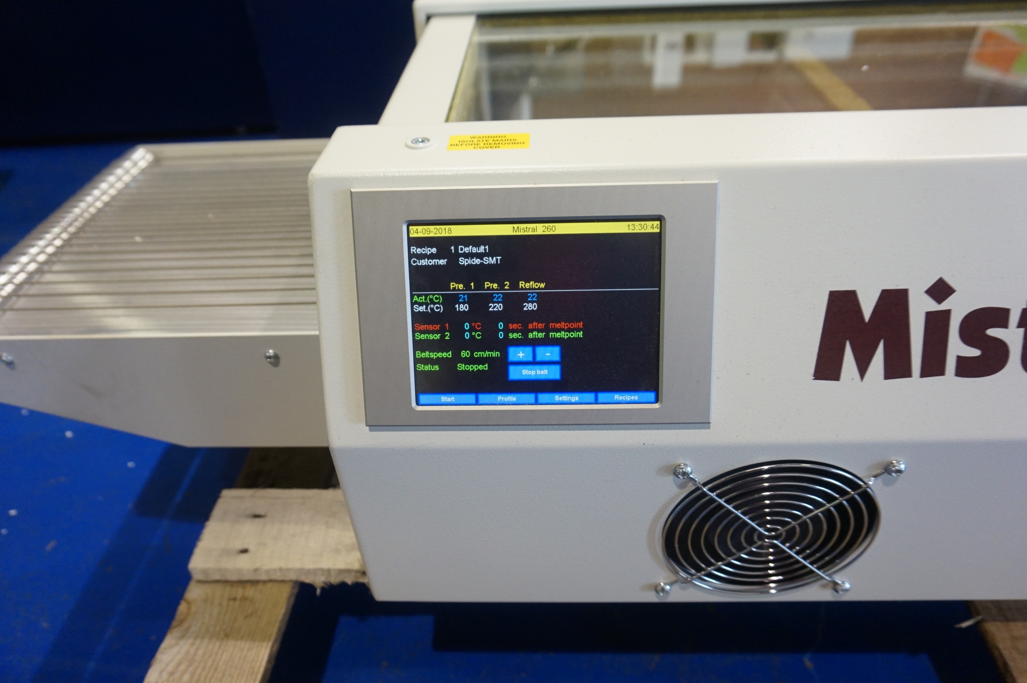Mechatronic Mistral 260 Forced Air Convection Conveyor Solder Oven