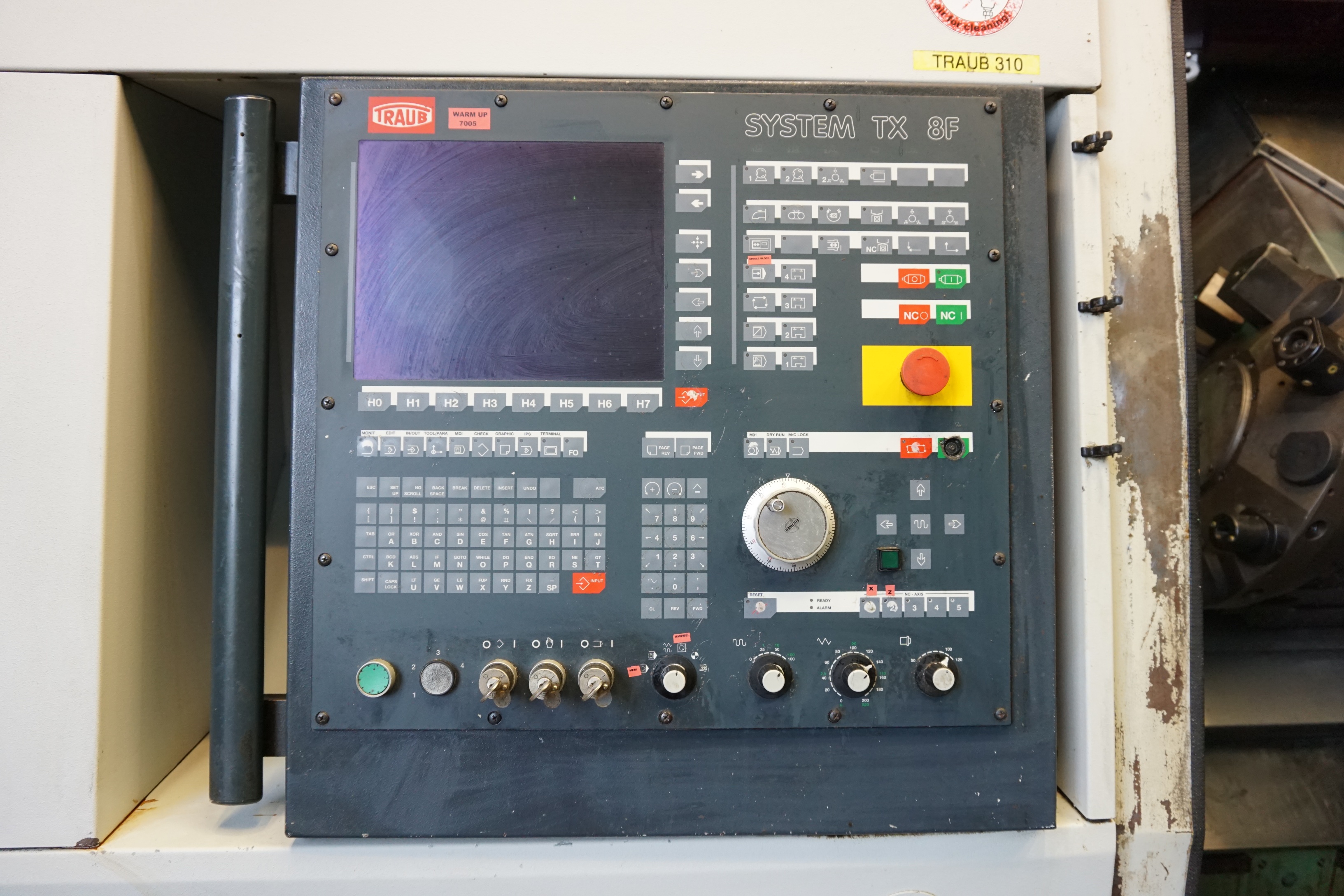 Traub TNA600 CNC Lathe with Traub System TX 8F Control