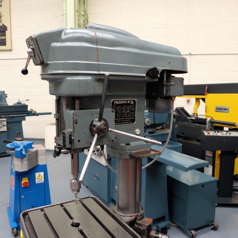 Elliot Progress No. 3A Single Spindle Pillar Drill