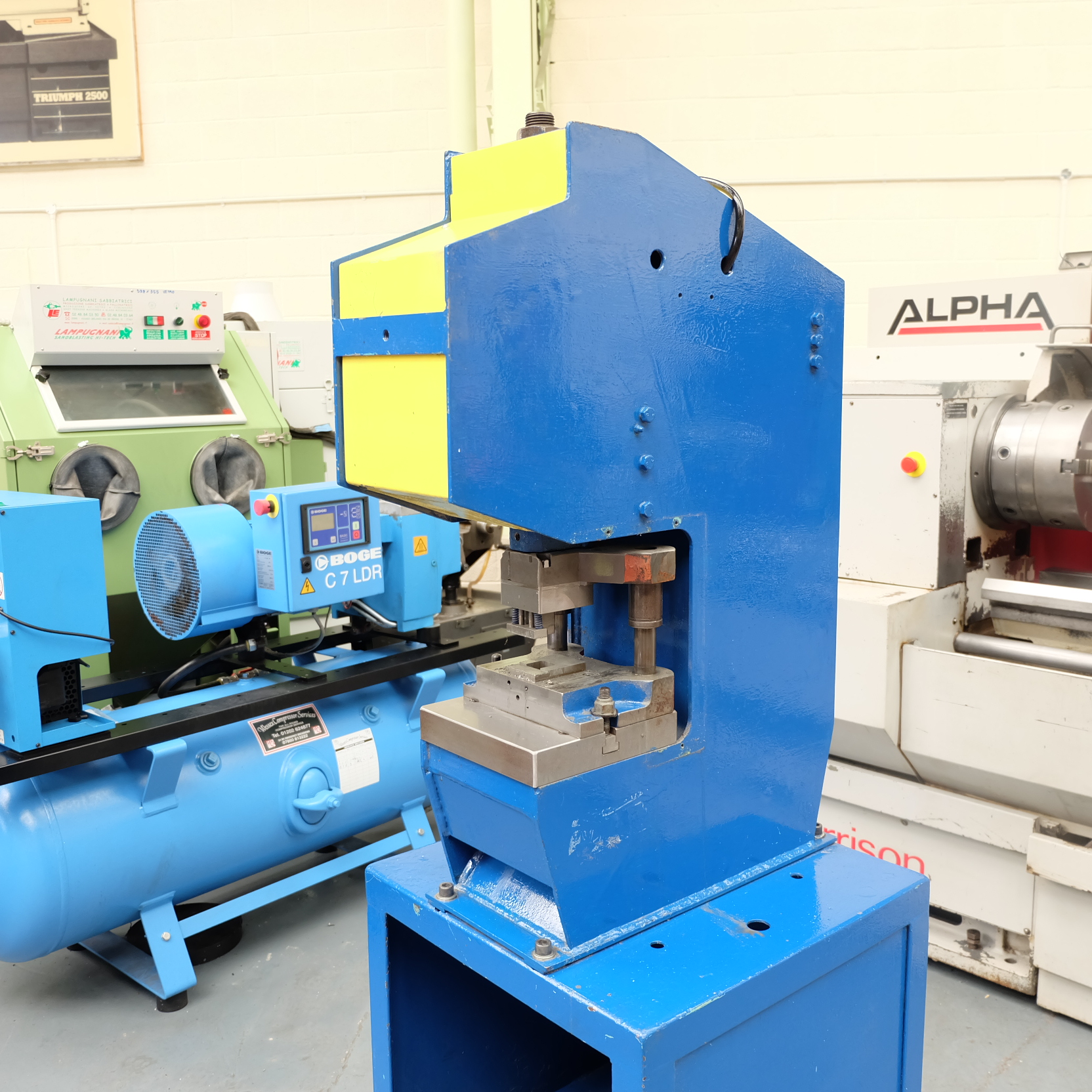 Pneumatic Press on Stand