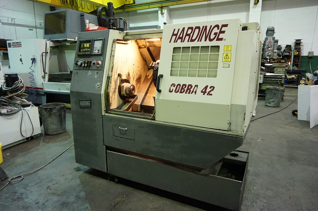 Hardinge Cobra 42 CNC Lathe with GE Fanuc Series 21-T Control