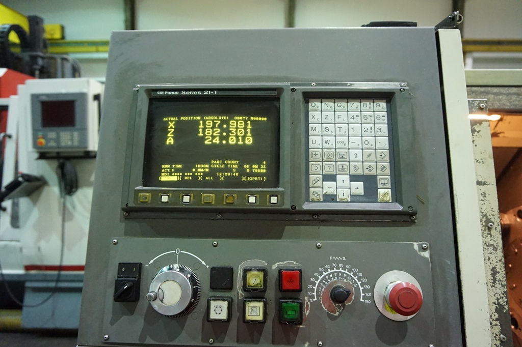 Hardinge Cobra 42 CNC Lathe with GE Fanuc Series 21-T Control
