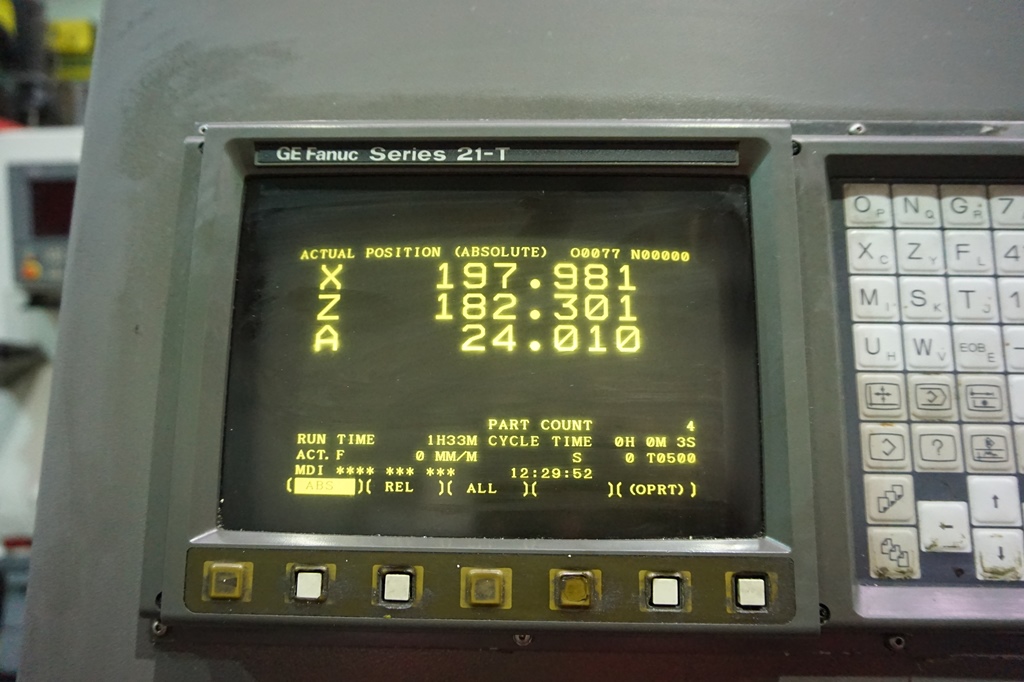 Hardinge Cobra 42 CNC Lathe with GE Fanuc Series 21-T Control