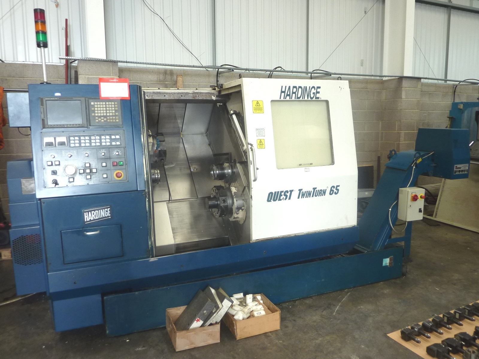 Hardinge Conquest Twin Turn 65 8 Axis Turning Centre