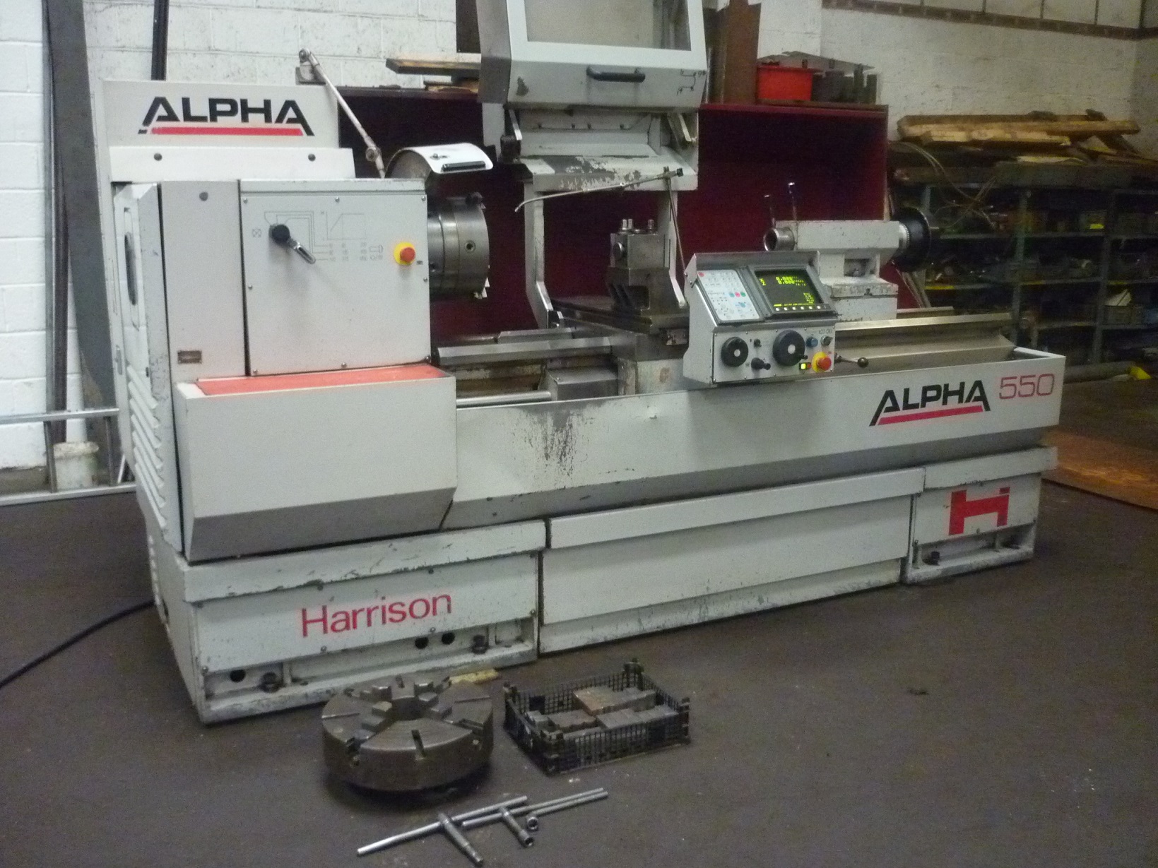 Harrison Alpha 550 CNC Gap Bed Lathe