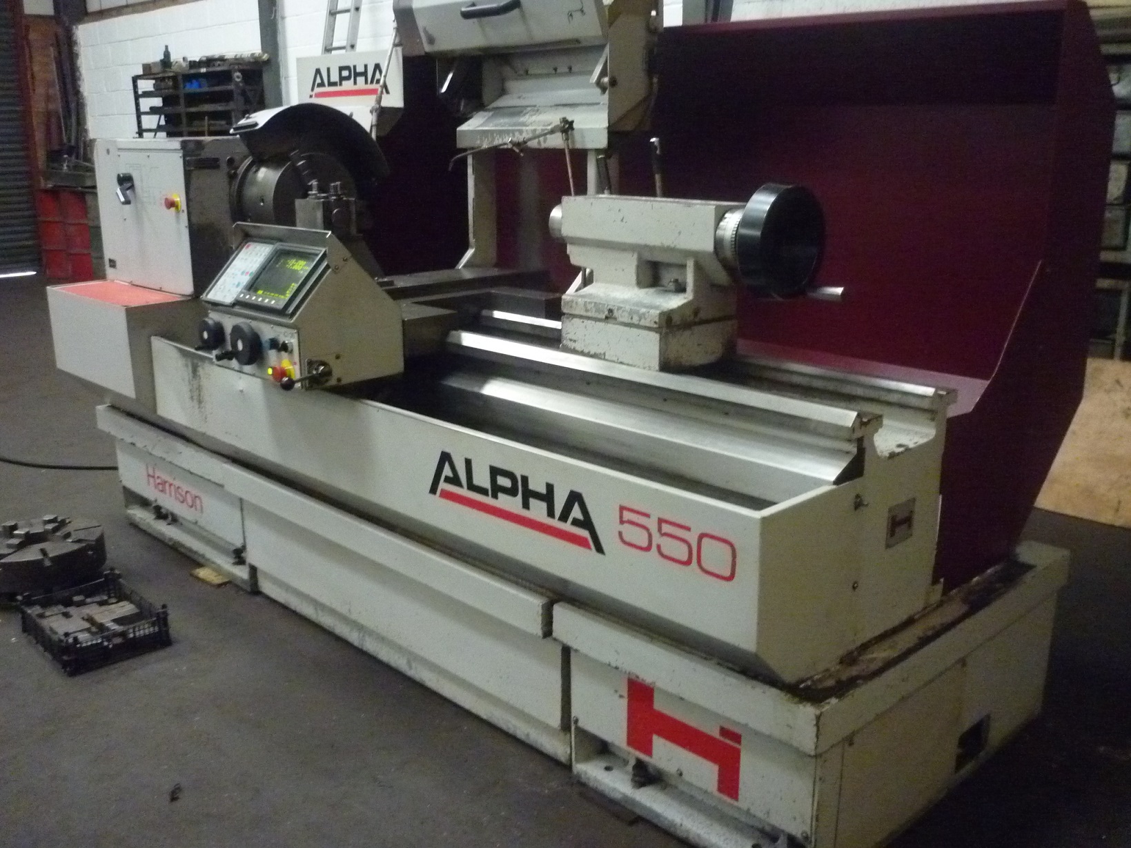 Harrison Alpha 550 CNC Gap Bed Lathe