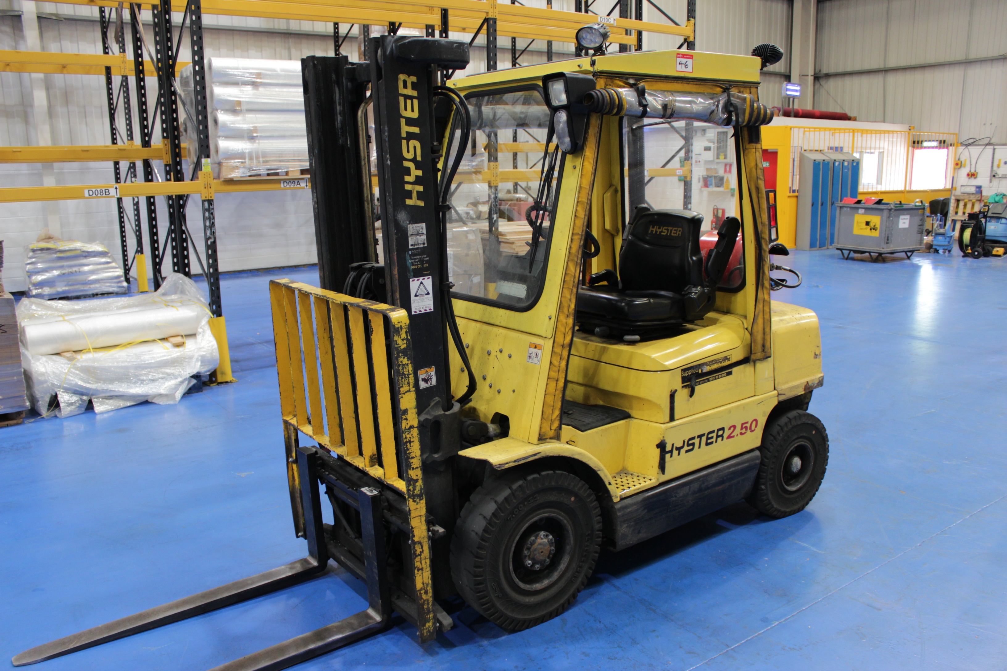Hyster H2.50XMX 2390kg x 3300mm LPG Counterbalance Fork Lift Truck