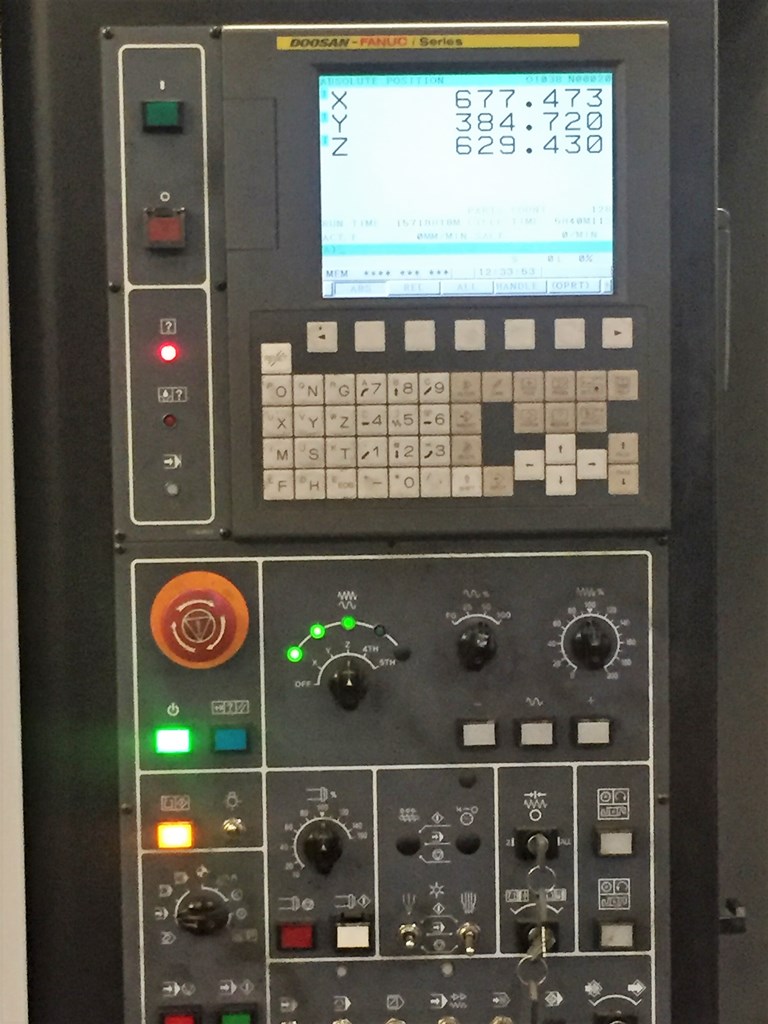 Doosan VC510 3 Axis Twin Pallet Vertical Machining Centre