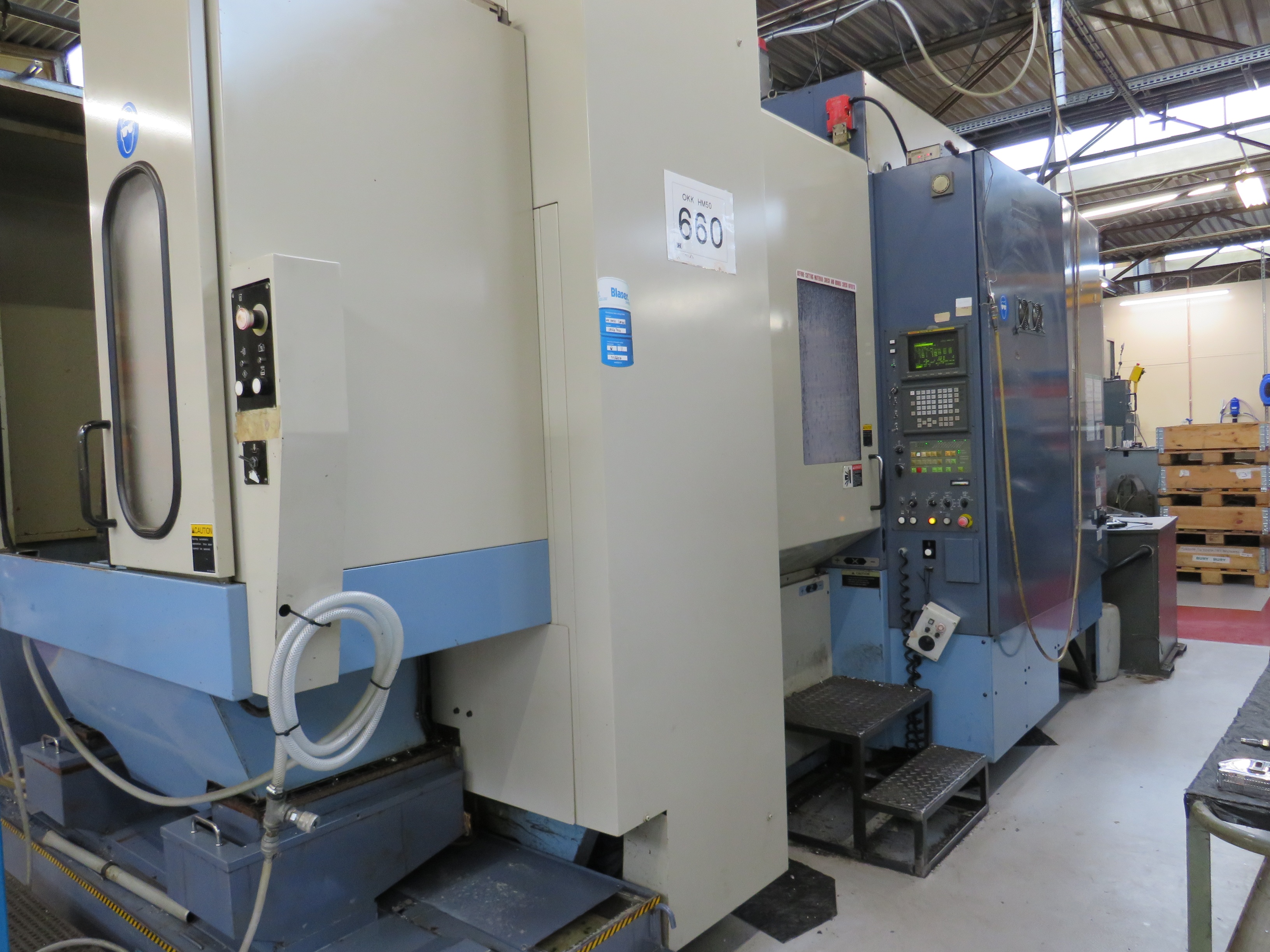 OKK HM50 Horizontal Twin Pallet CNC Machining Centre (1997)