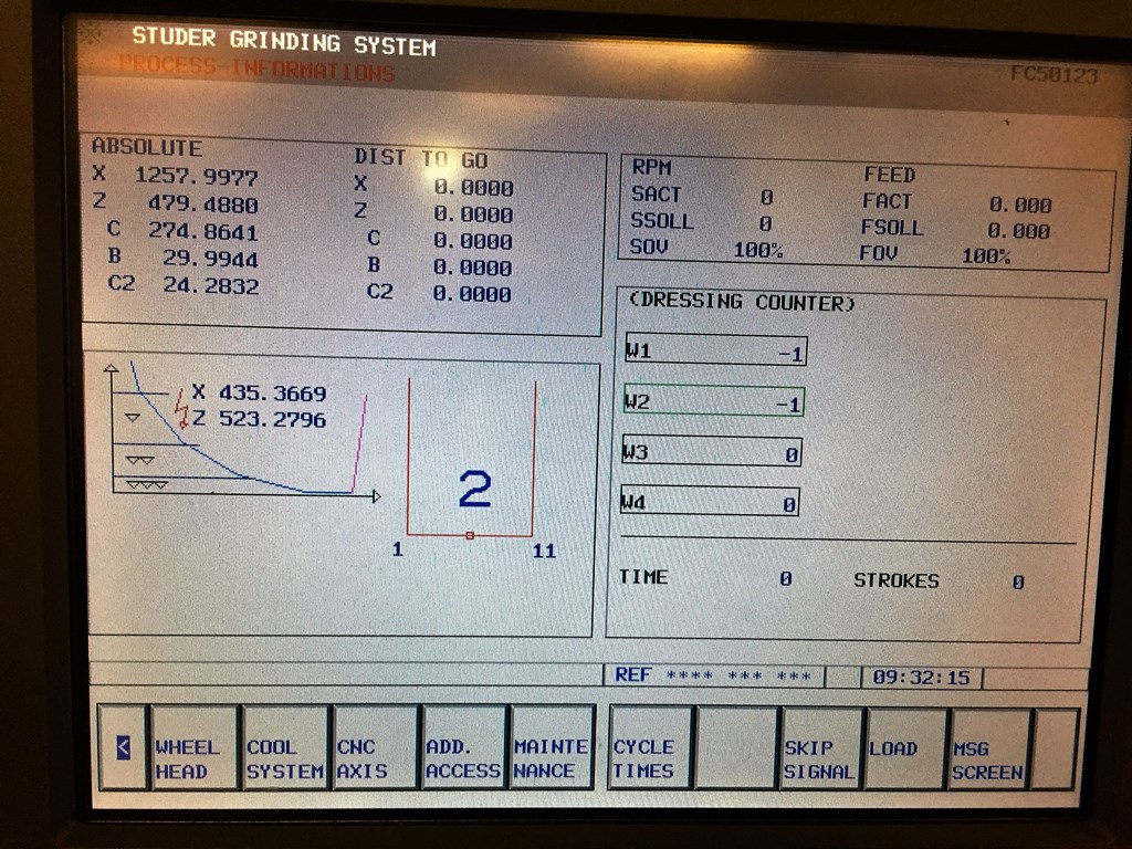 Studer S31 CNC External Grinder