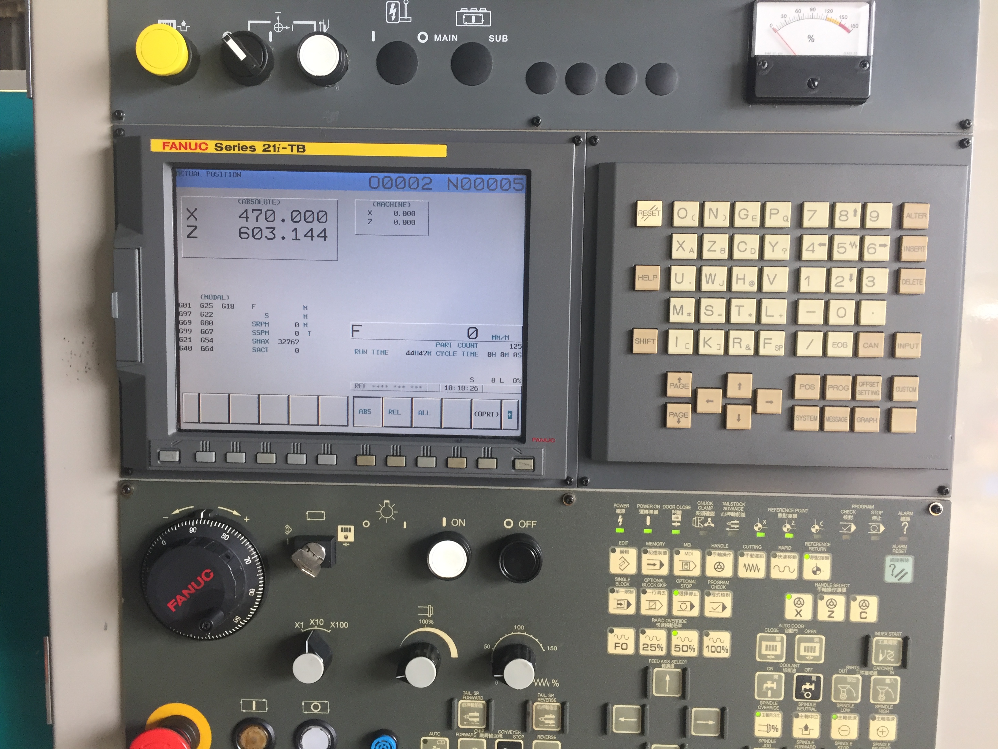 Takisawa TW-46 2-Axis CNC Lathe