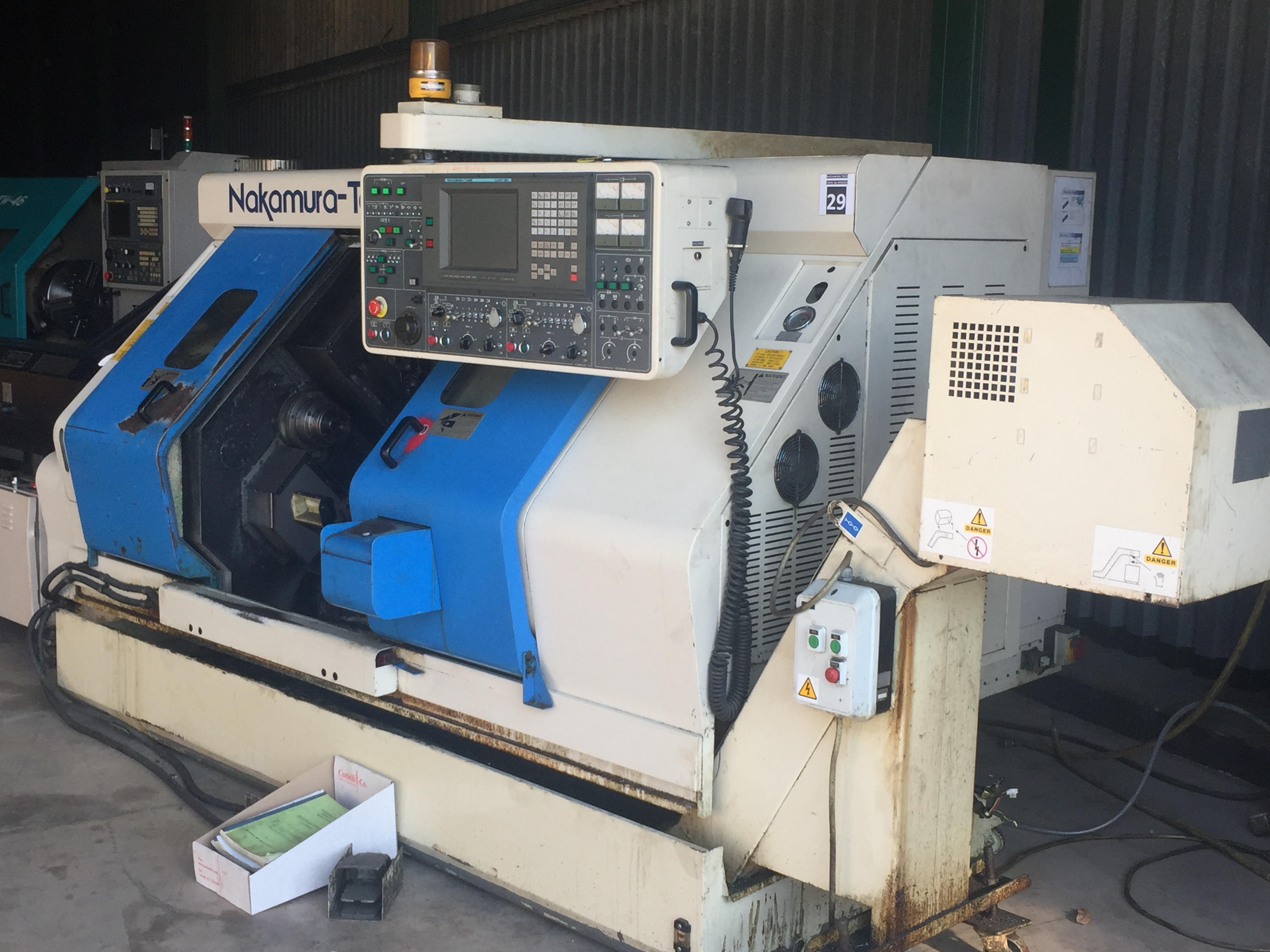 Nakamura-Tome TW-10 6-Axis Twin Turret CNC Lathe