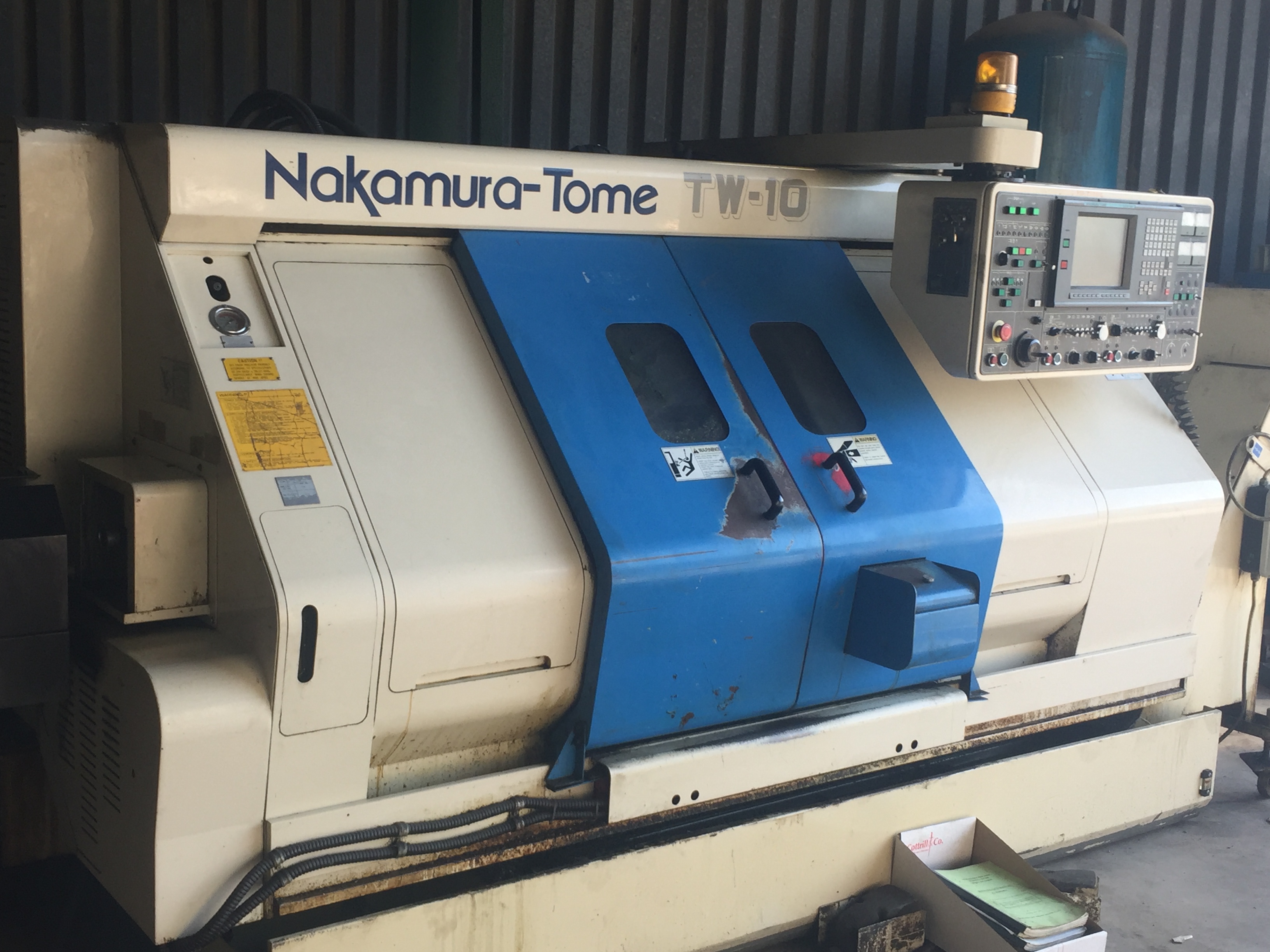Nakamura-Tome TW-10 6-Axis Twin Turret CNC Lathe