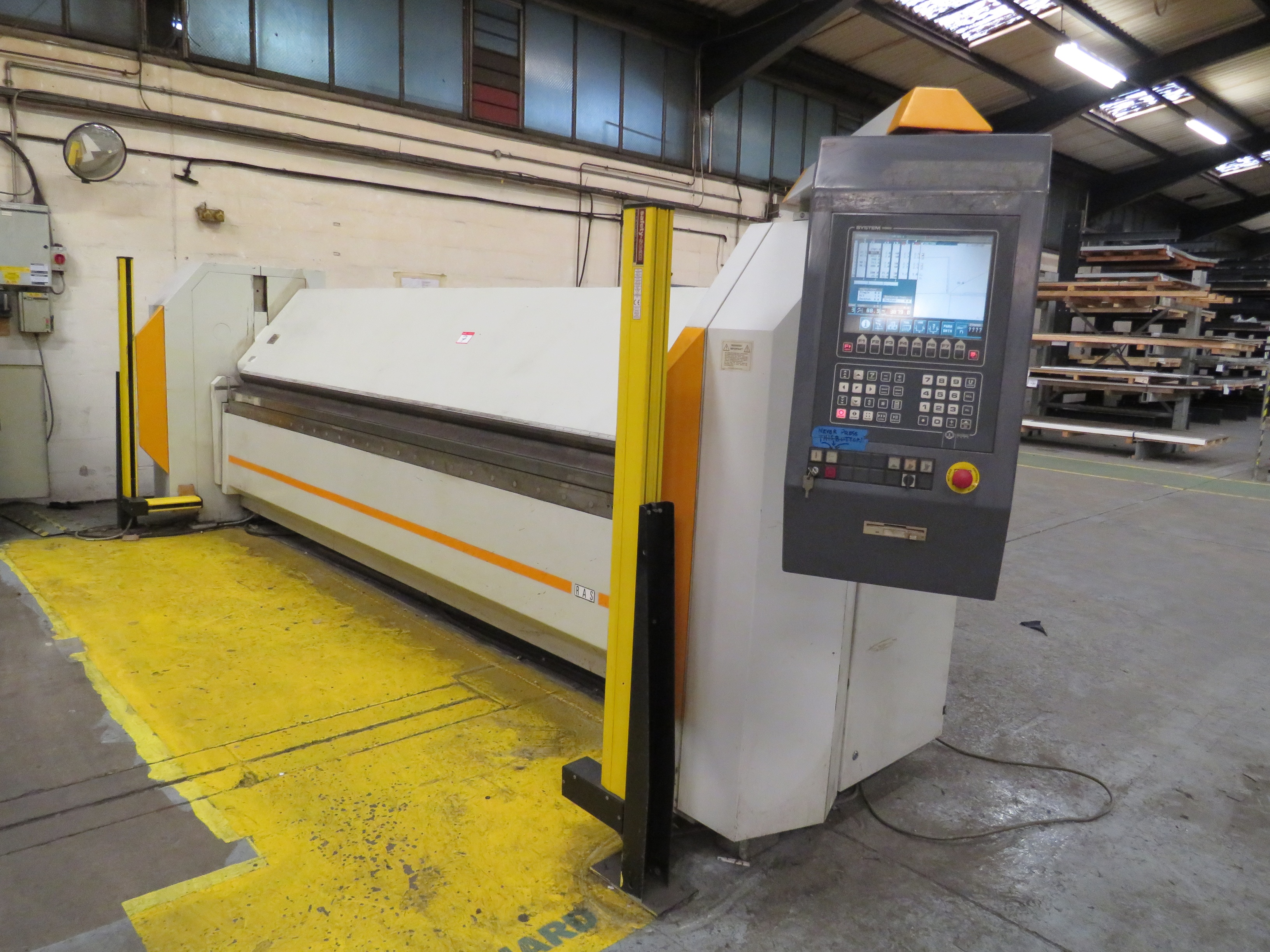 RAS Type 73.40 Flexibend 4000mm x 2.5mm Capacity High Speed CNC Folder