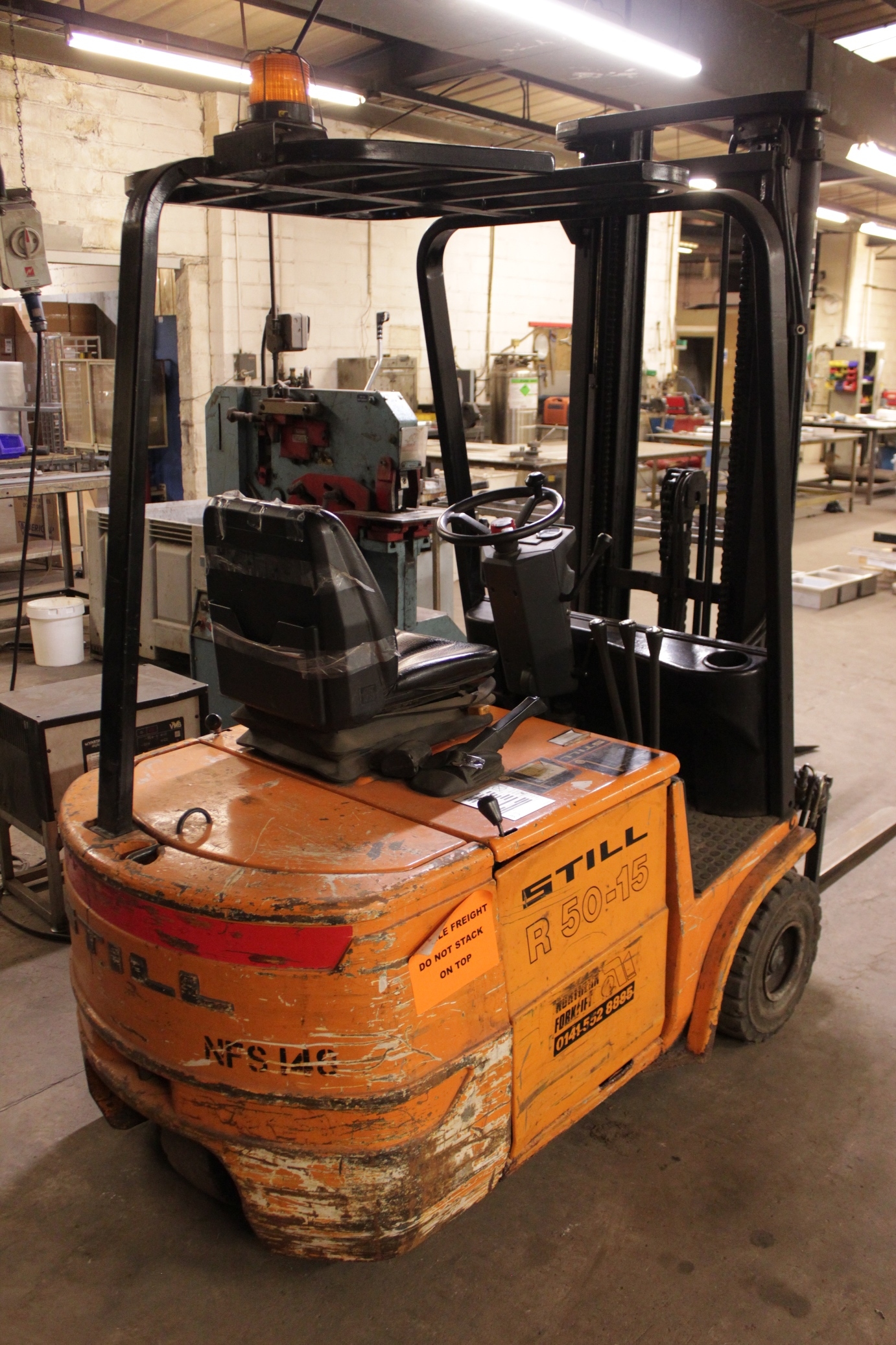 Still R-50-5 3-Wheel Battery Counter Balance Fork Lift Truck