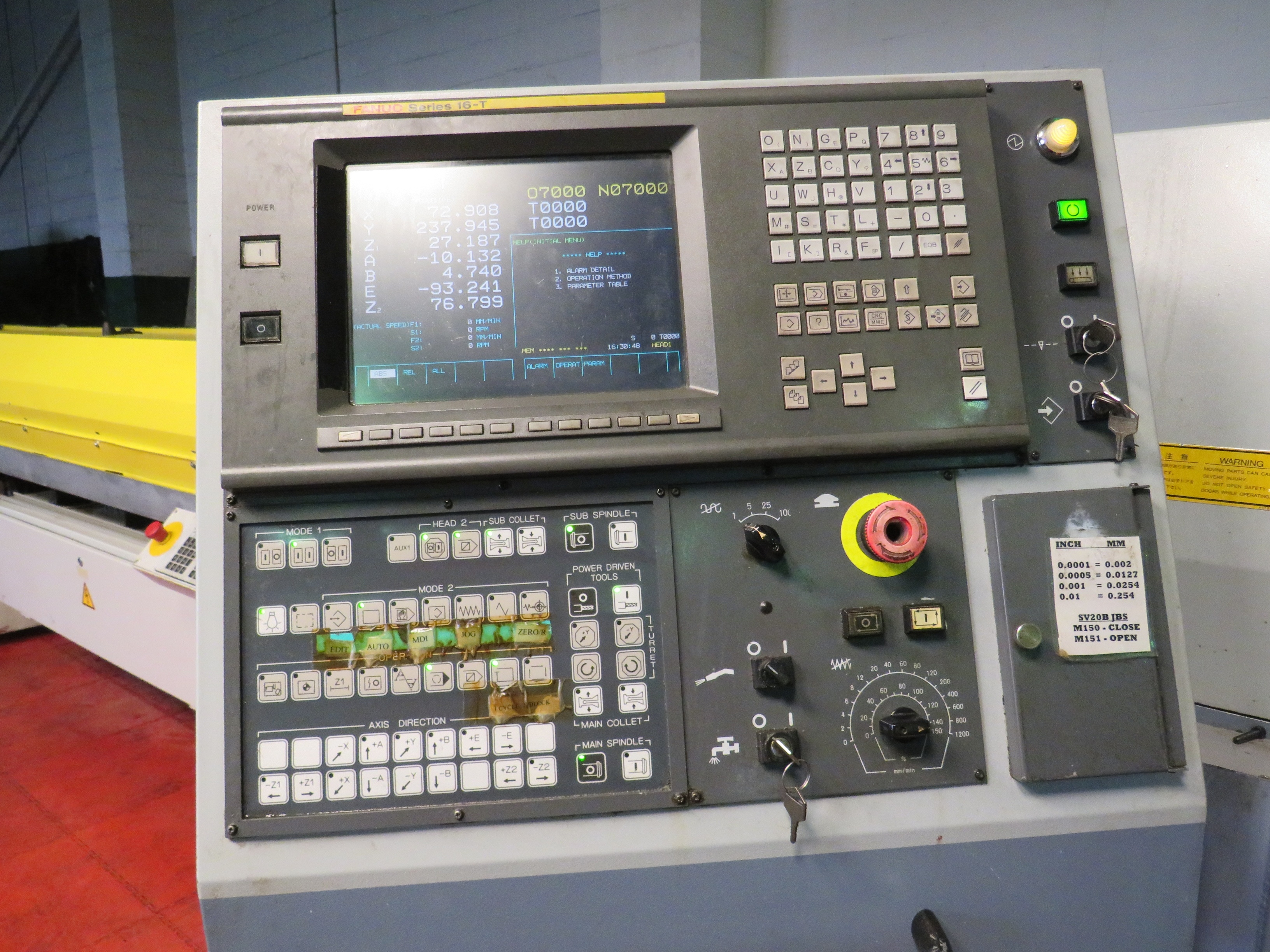Star SV-20 Sliding Head CNC Lathe (1997)