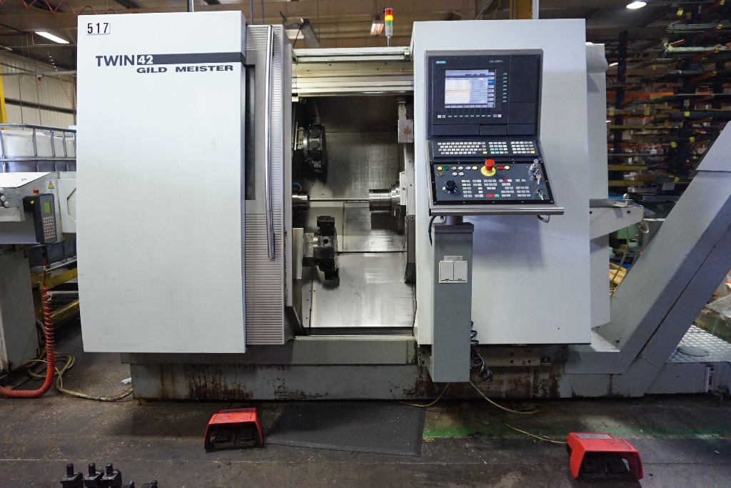 Gildemeister Twin 42 CNC Sliding Head Machine