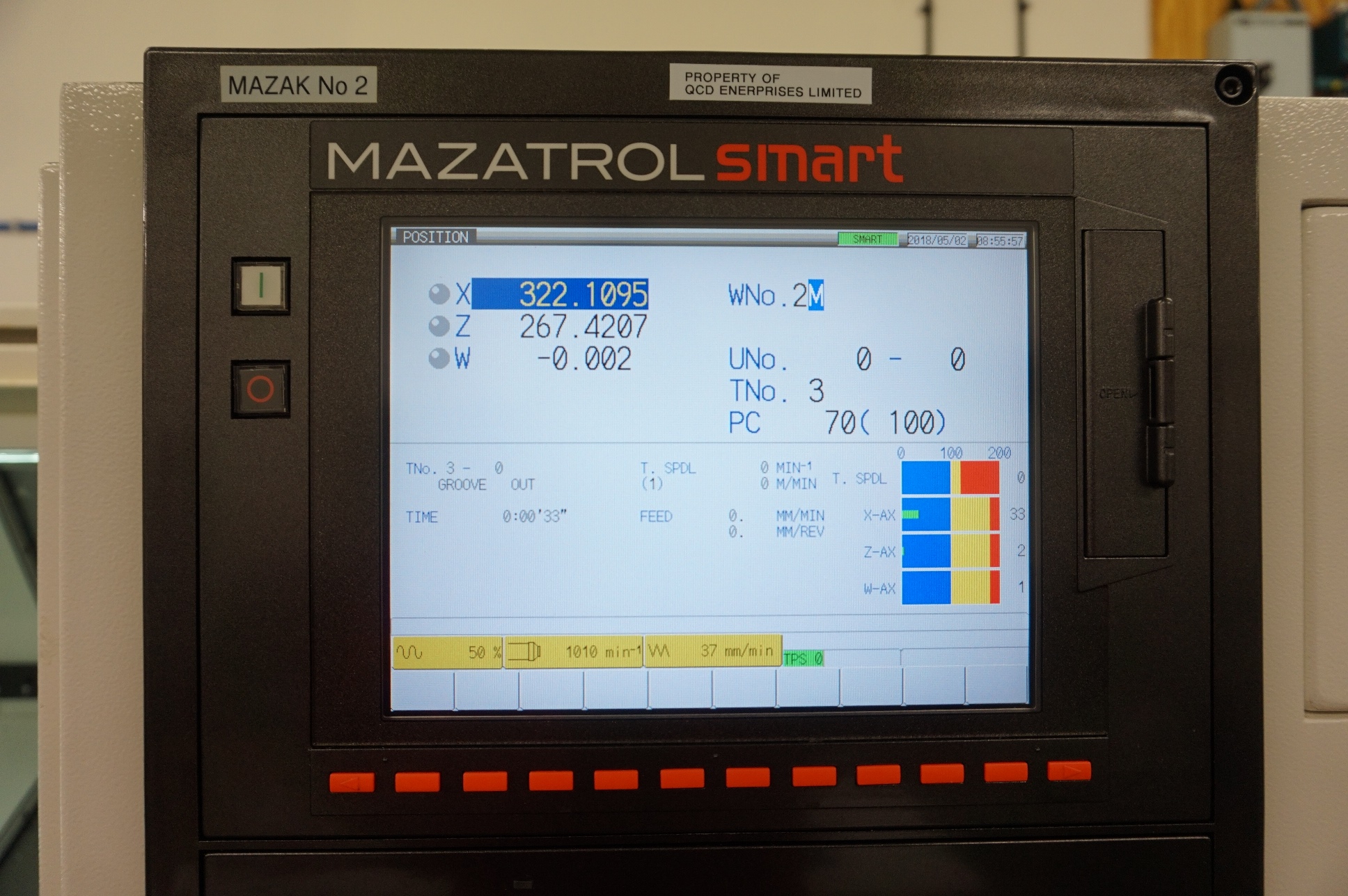 Mazak Quick Turn Smart 250 CNC Lathe