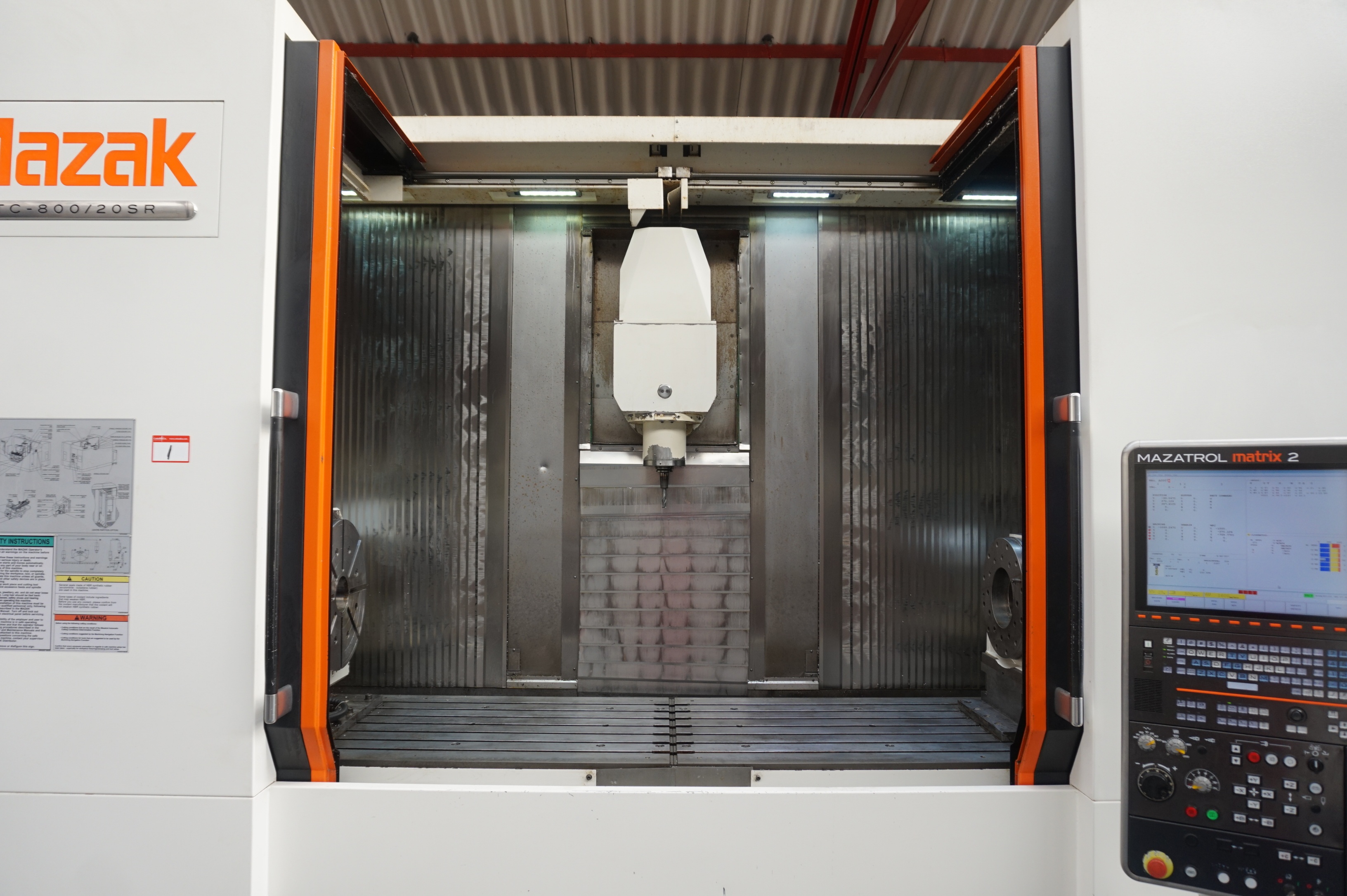 Mazak VTC 800/20SR 5 Axis Vertical Machining Centre