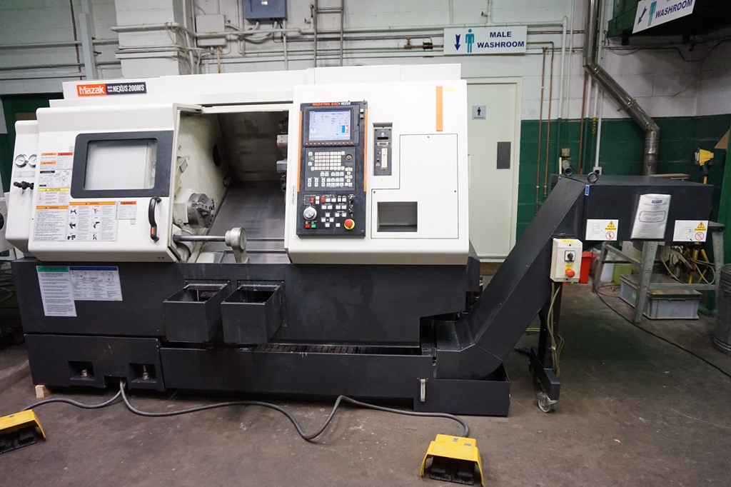 Mazak Quick Turn Nexus 200 MS CNC Lathe with Mazatrol 640T CNC Control