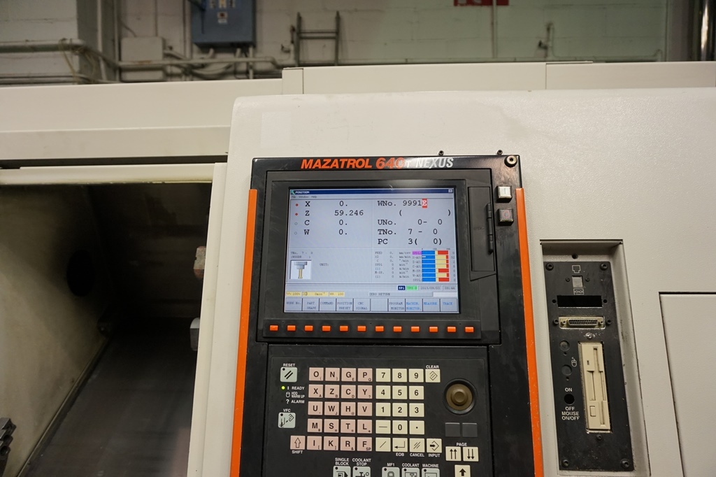 Mazak Quick Turn Nexus 200 MS CNC Lathe with Mazatrol 640T CNC Control