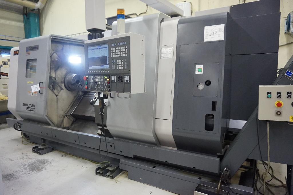 Okuma LU 400 M Simul Turn 5 Axis CNC Lathe