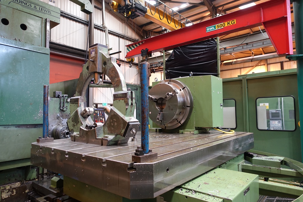 Giddings & Lewis Model G50-T Five Axis Horizontal Boring & Milling ...