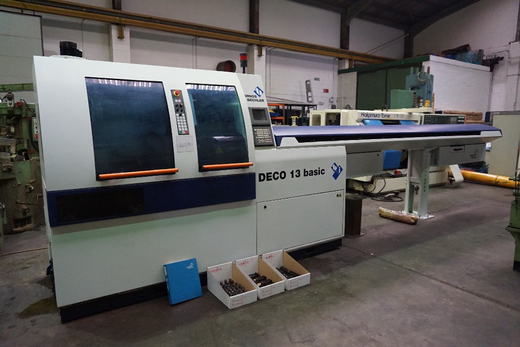 Tornos-Bechler Deco 13 Basic 8-axis CNC Sliding Head Turning Centre