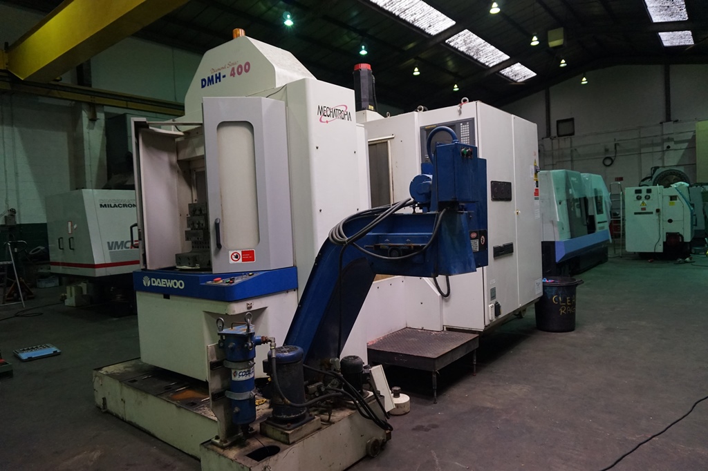 Daewoo DMH 400 Horizontal Machining Centre with Fanuc 16M Control