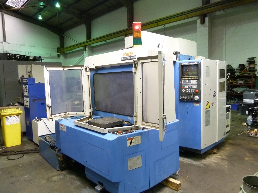 Mazak H400 Twin Pallet Horizontal Machining Centre with Cam- M2 Control