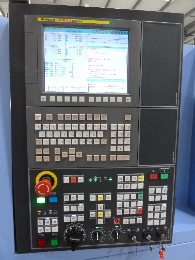 Doosan Lynx 220LM Compact Multi Axis CNC Turning Centre with Fanuc i ...