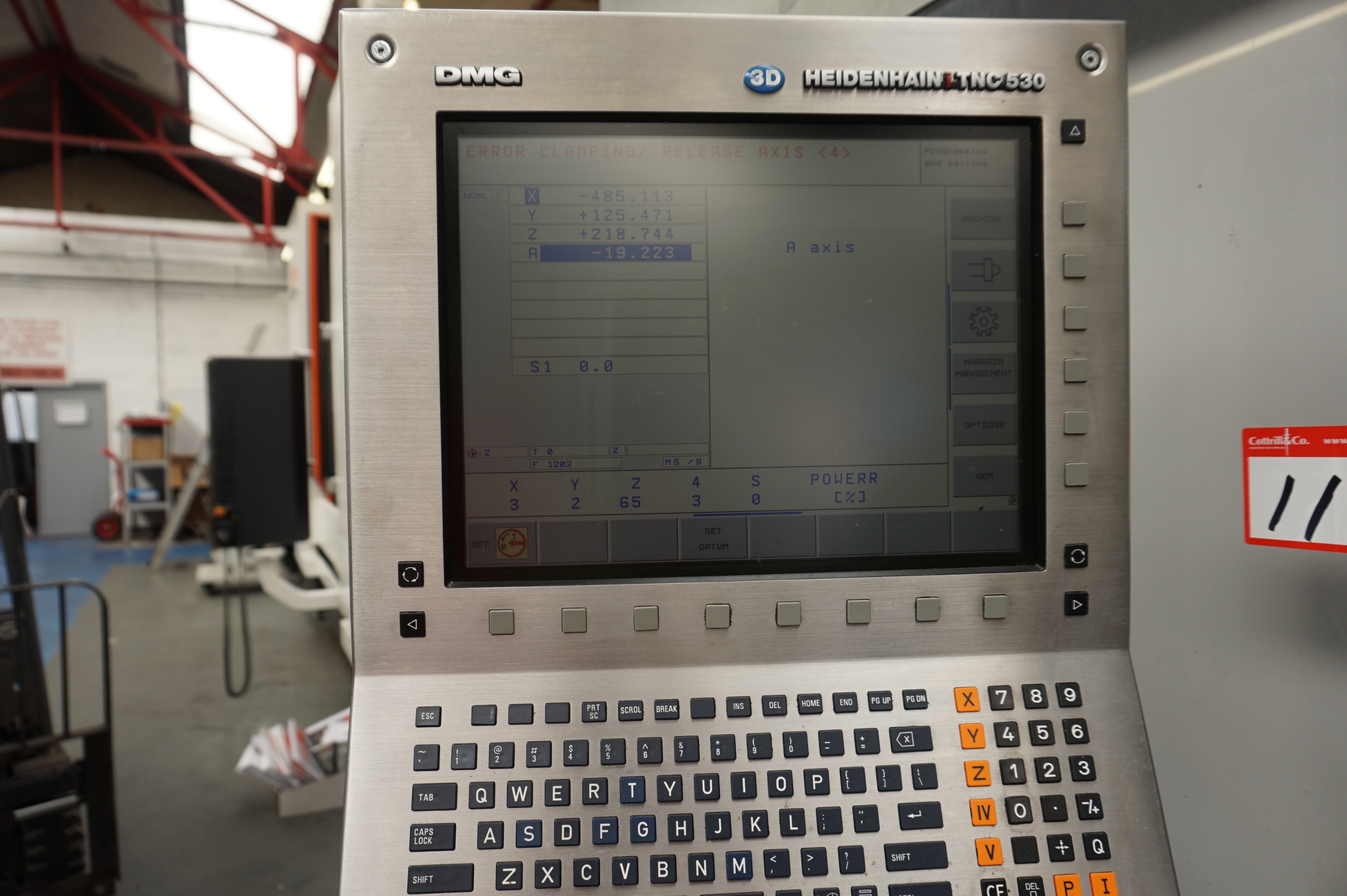 Deckel Maho DMU DMC 1035V 3 Axis Vertical Machining Centre